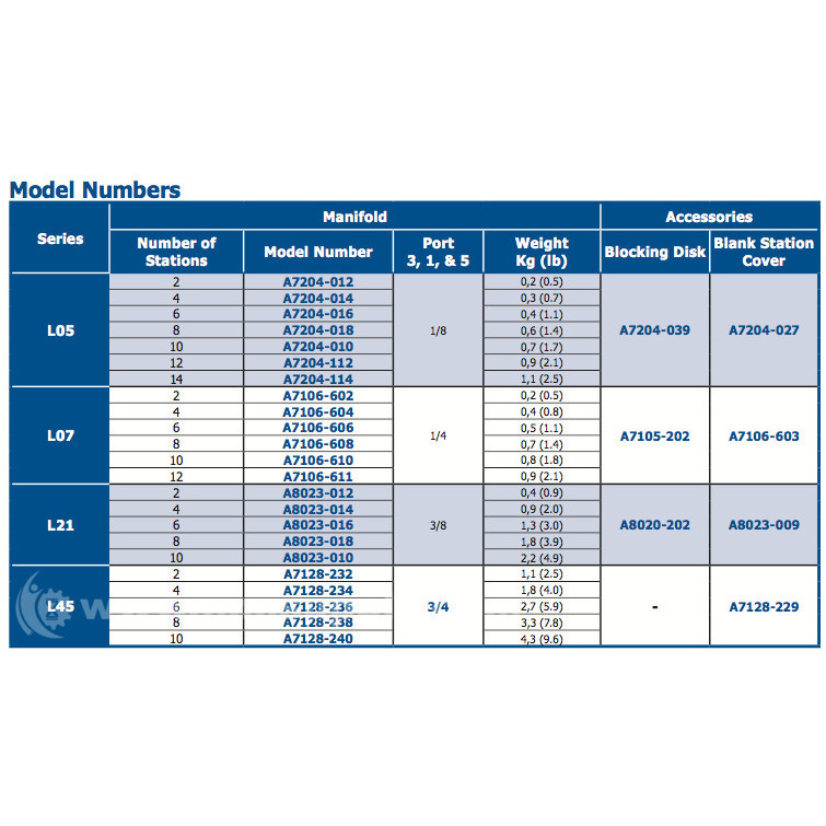Automatic Valve A7204-010 1/8NPT Manifold - IMS Supply