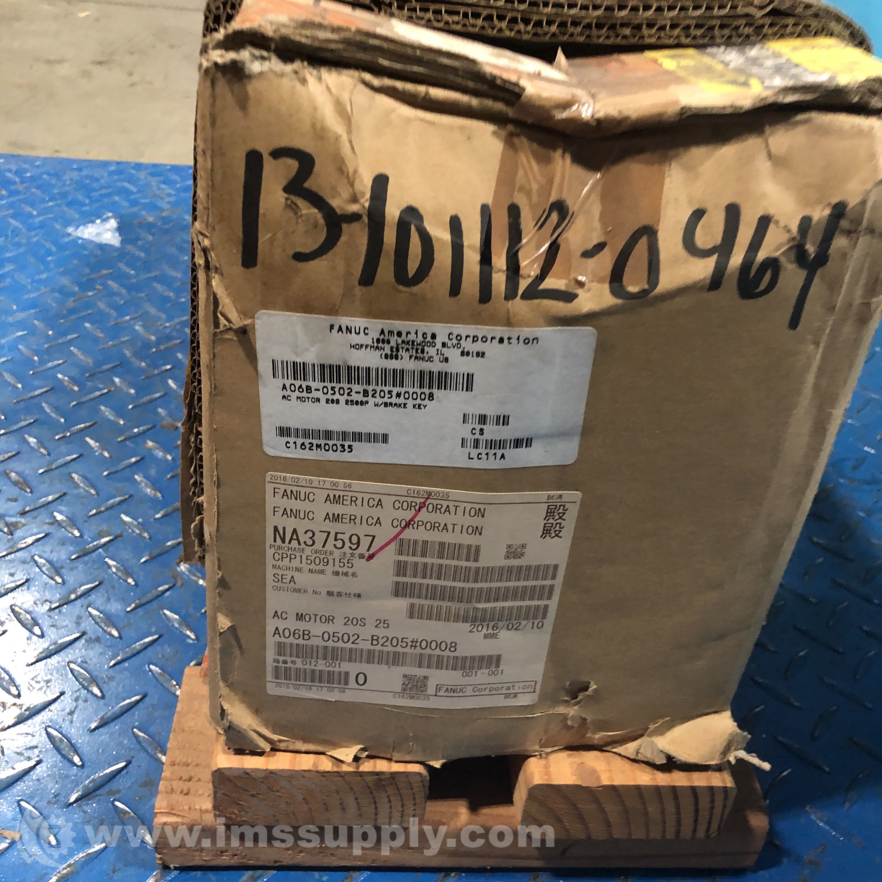 Fanuc A06B-0502-B205#0008 AC Motor - IMS Supply