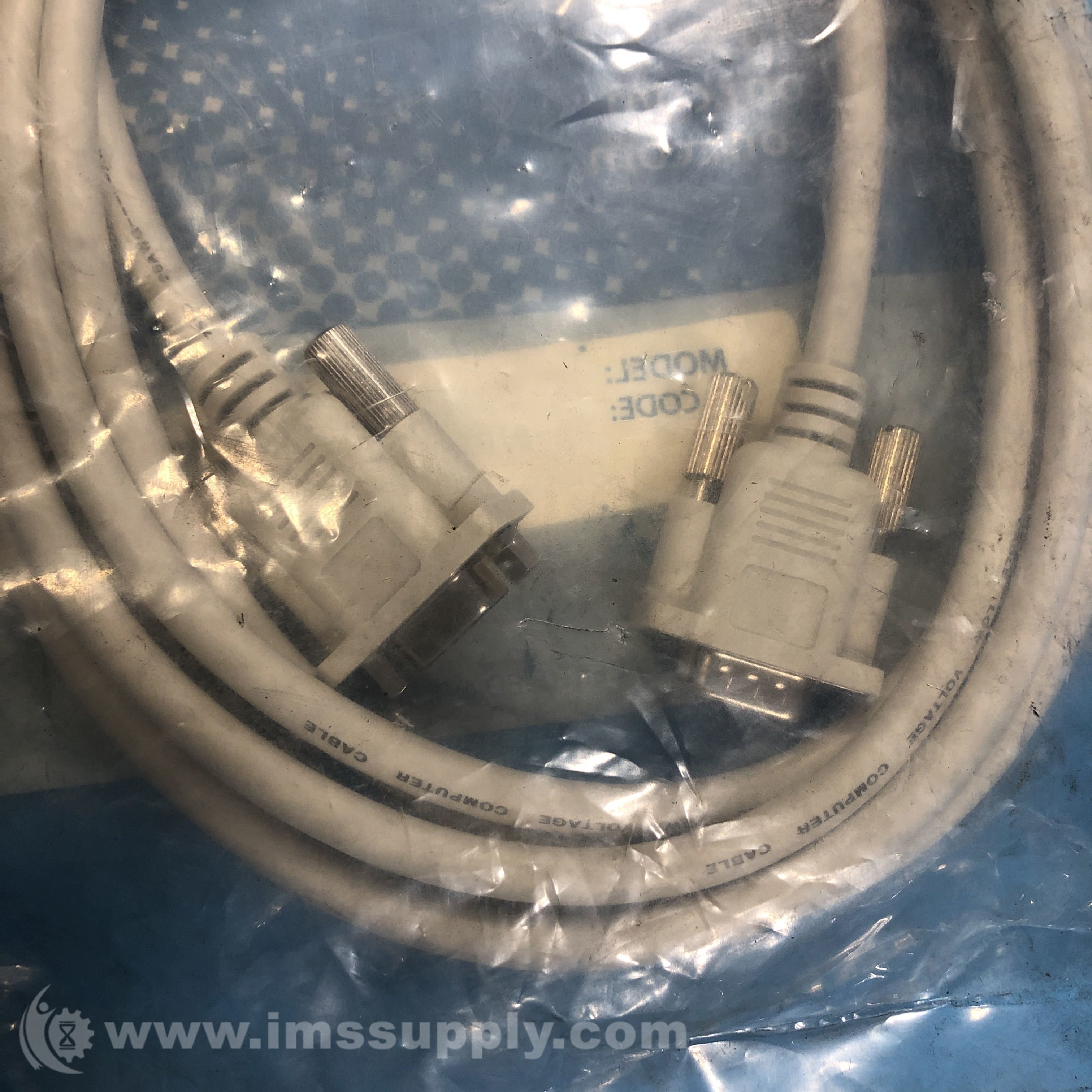 Dvt CBL6-D10 10 Foot I/O Cable, 15 Pin, D-Sub - IMS Supply