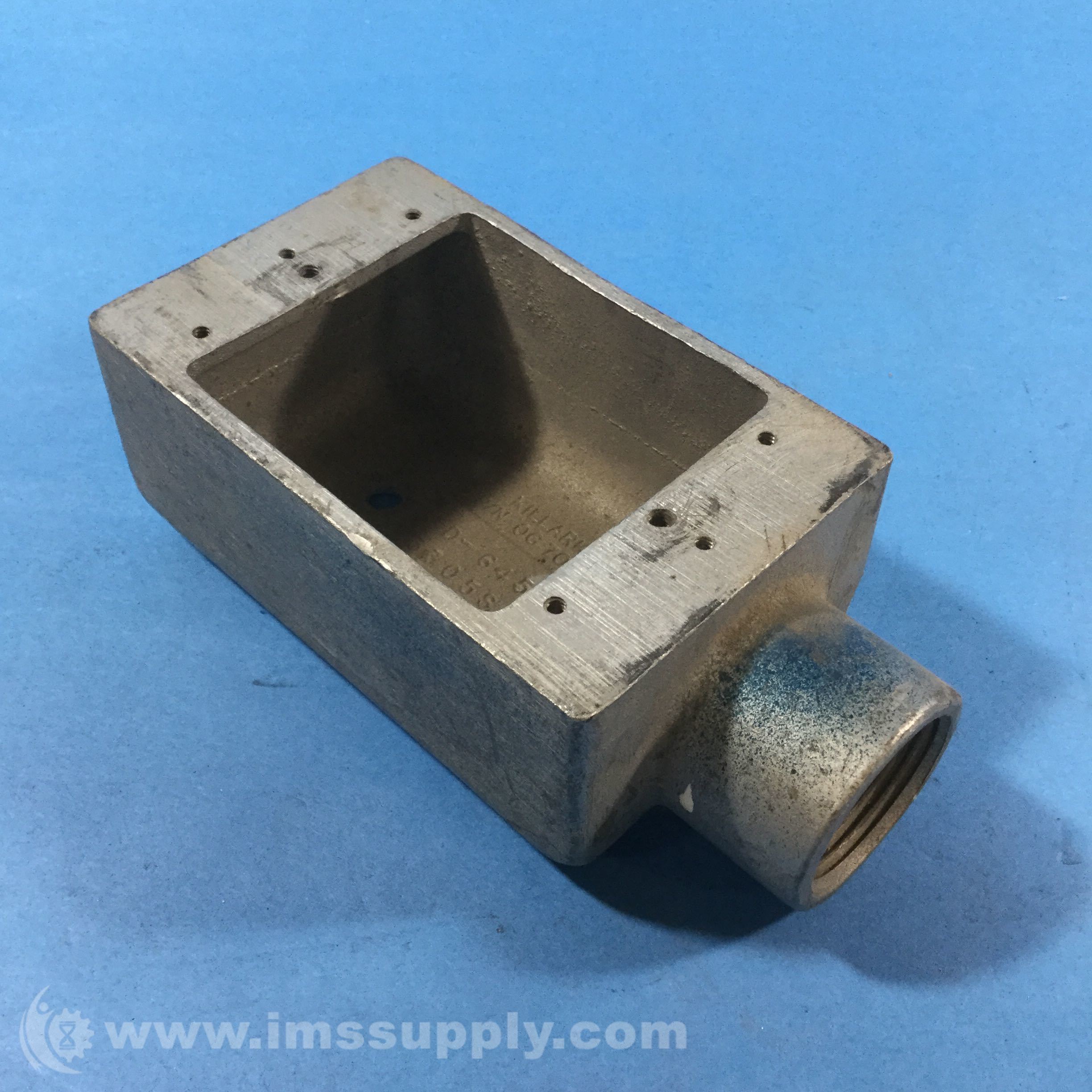 Killark FS-3 Type Cast Device Box, 1 Hub, Shallow, Dead-End - IMS Supply
