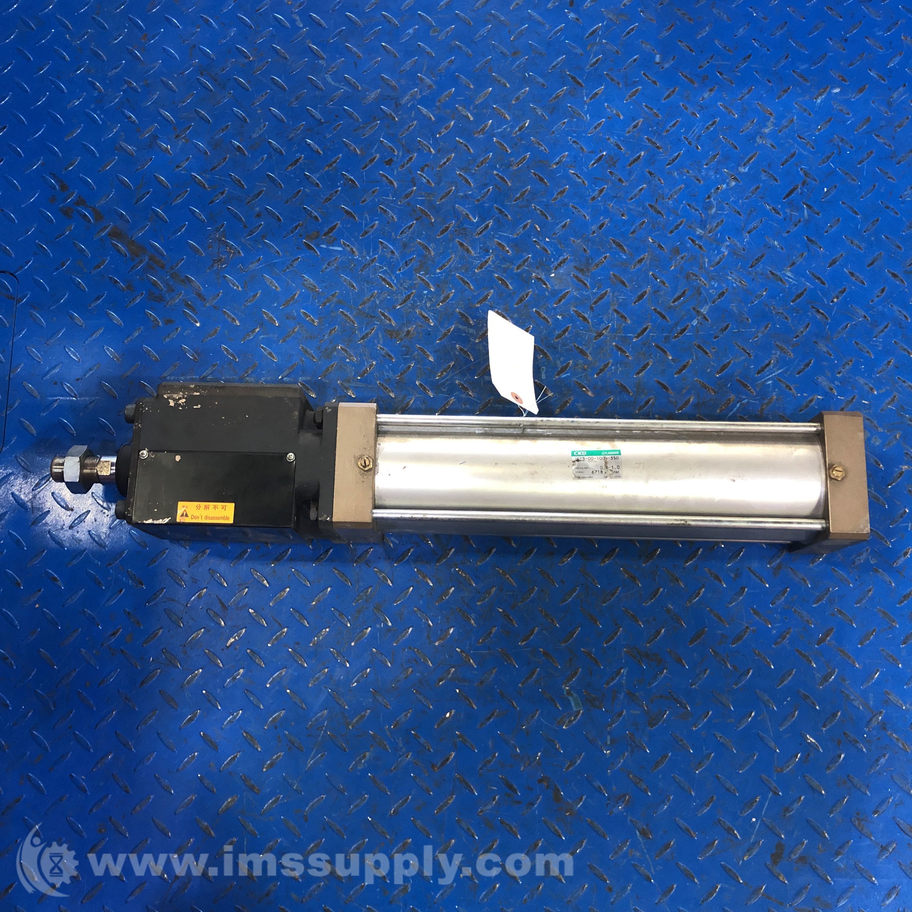 CKD JSC3-00-100B-350 Pneumatic Brake Cylinder - IMS Supply