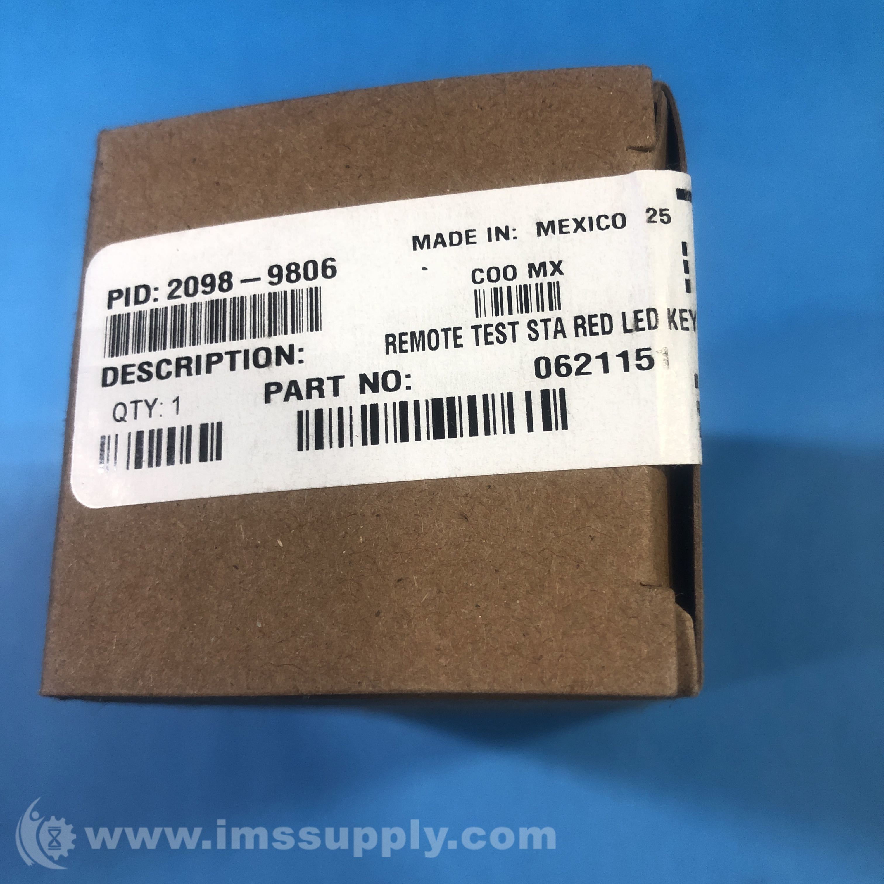 Simplex 0621151 2098-9806 Remote Test Station Red LED Key - IMS Supply