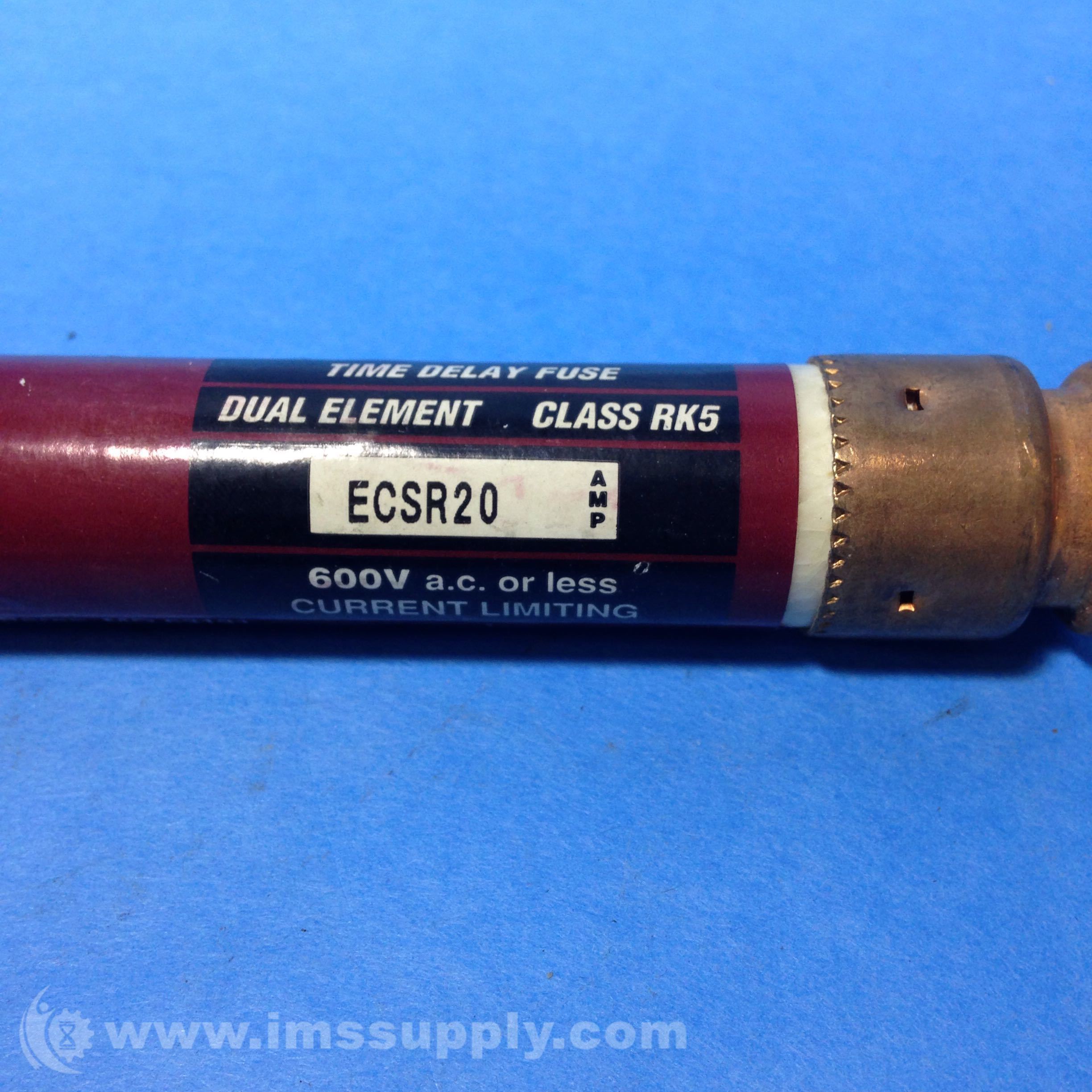 Edison ECSR20 Time Delay Fuse - IMS Supply