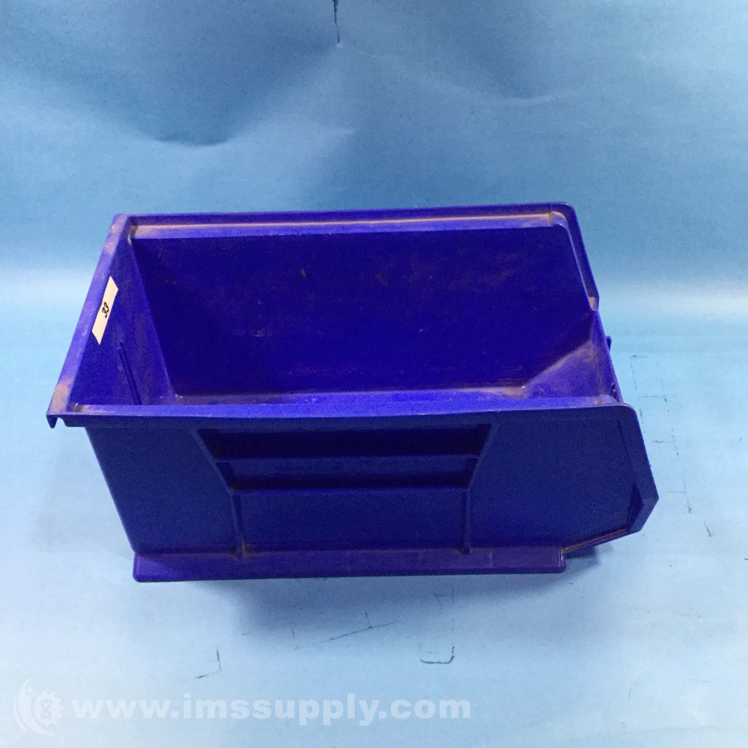Uline S-12419 Blue Stackable Bin - IMS Supply
