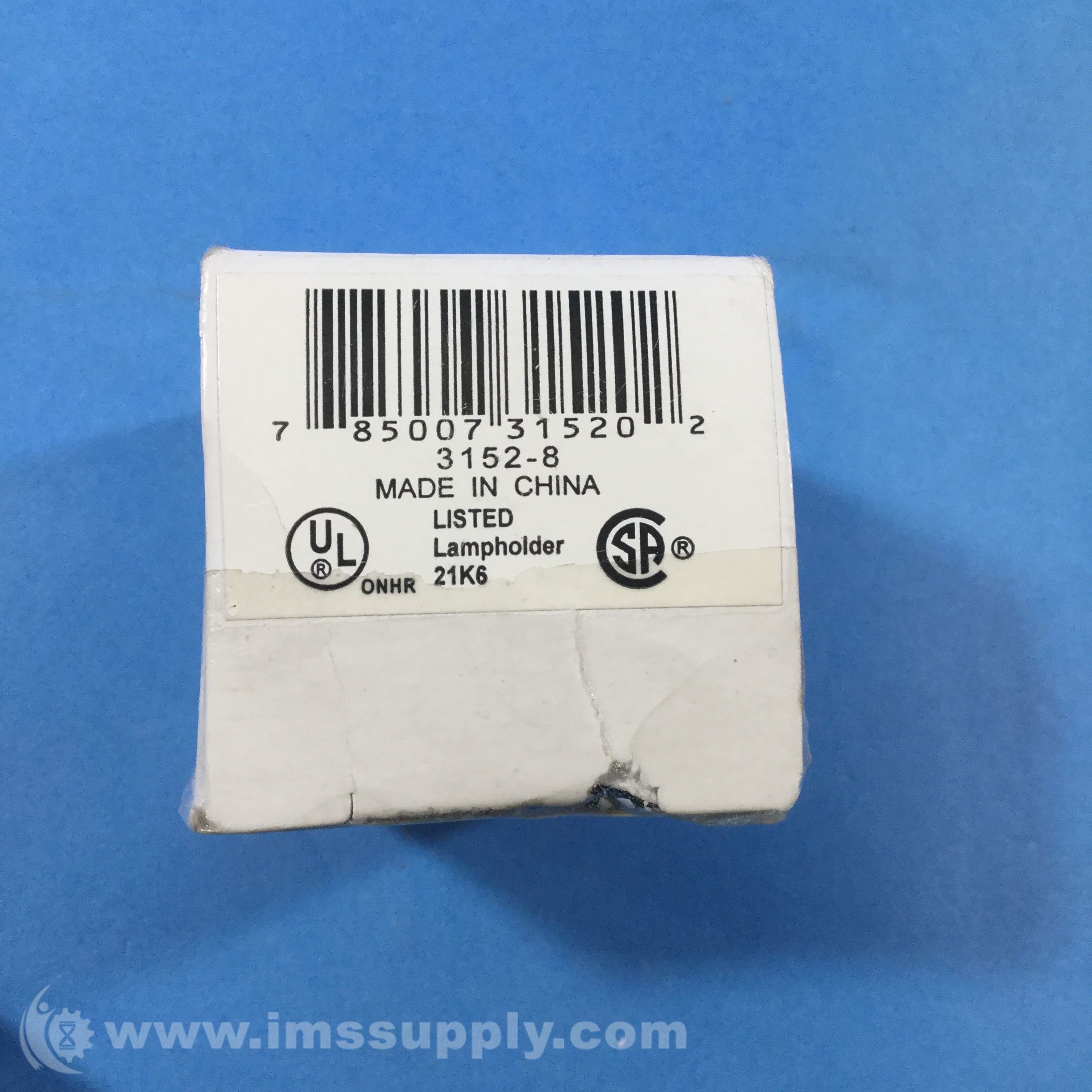 Leviton 3152-8 Medium Base Single Circuit Keyless 1-Circuit - IMS Supply