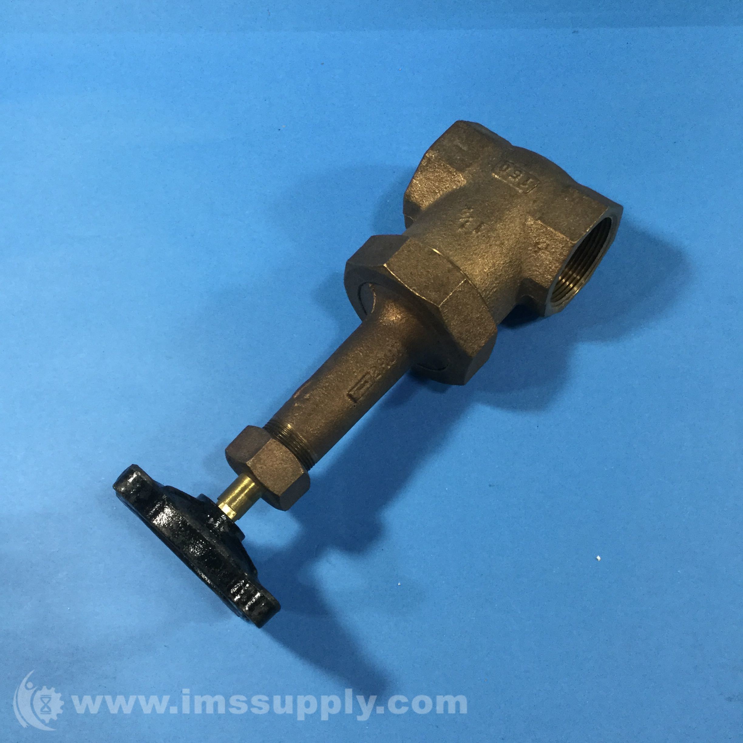 Stockham B-120 1-1/2 inch Bronze Gate Valve - IMS Supply