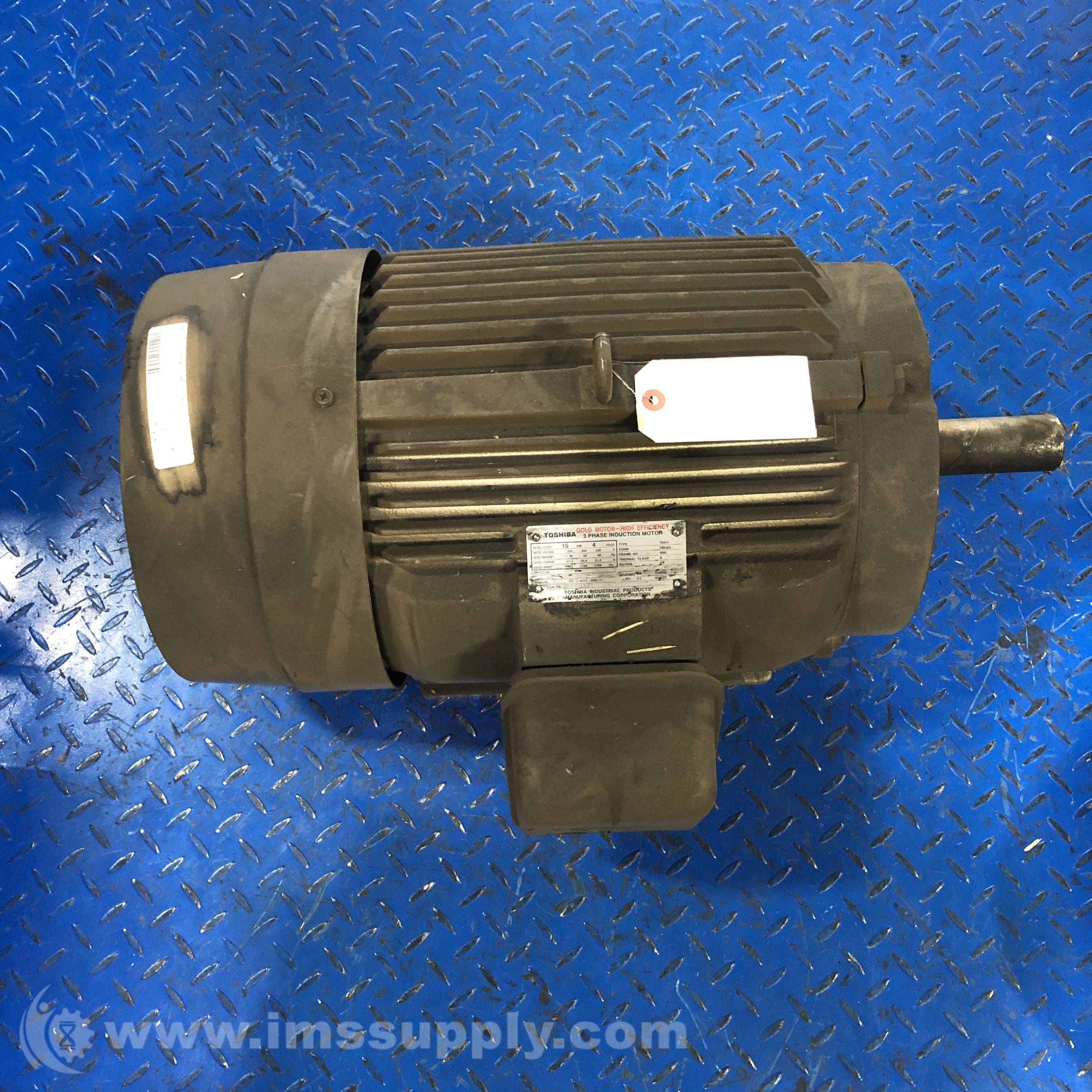 Toshiba TKKH FBK8G 3-Phase High Efficiency Induction Motor - IMS Supply