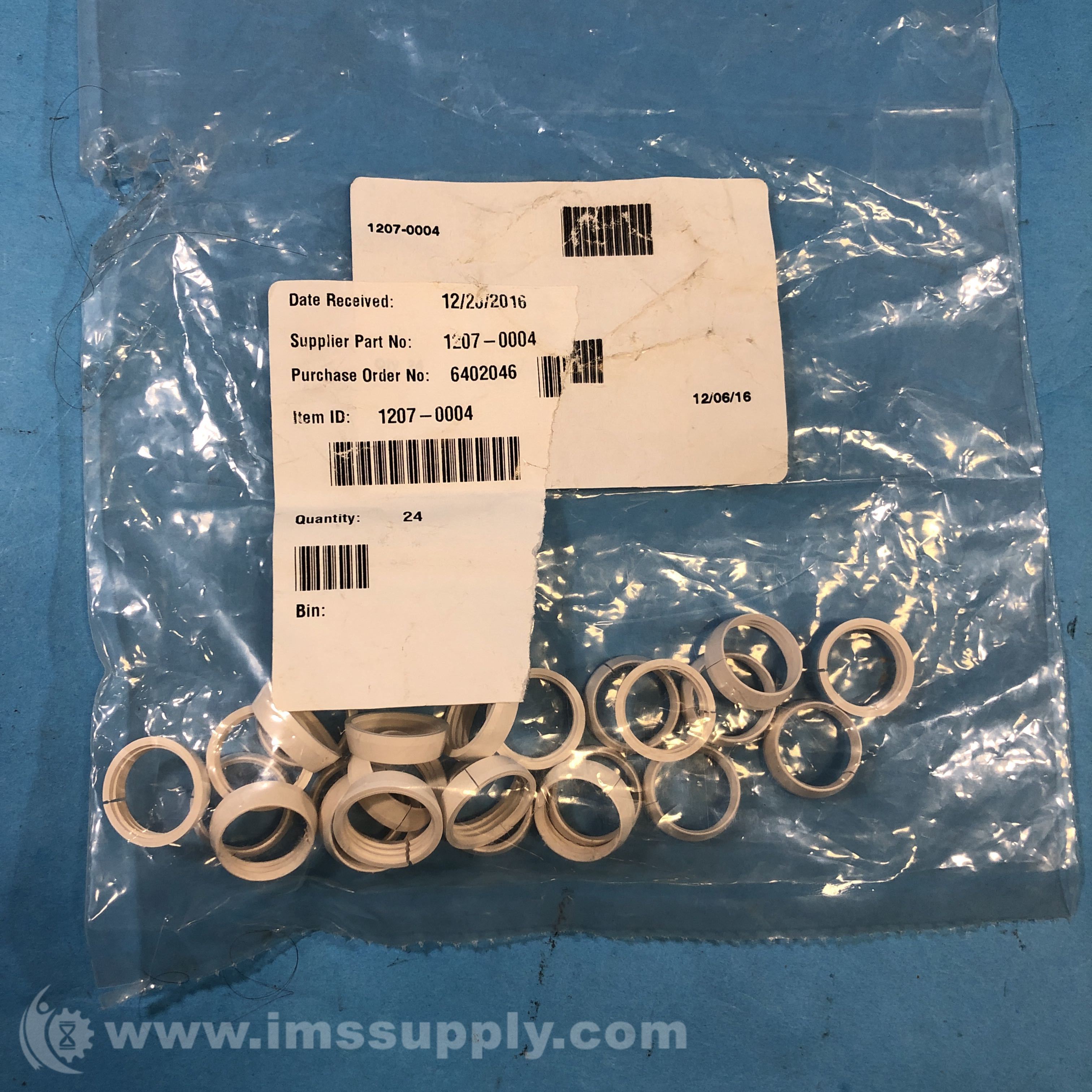 Parker 1207-0004 Bag of 24 PARGRIP Grippers, 3/4 in Tube Size - IMS Supply