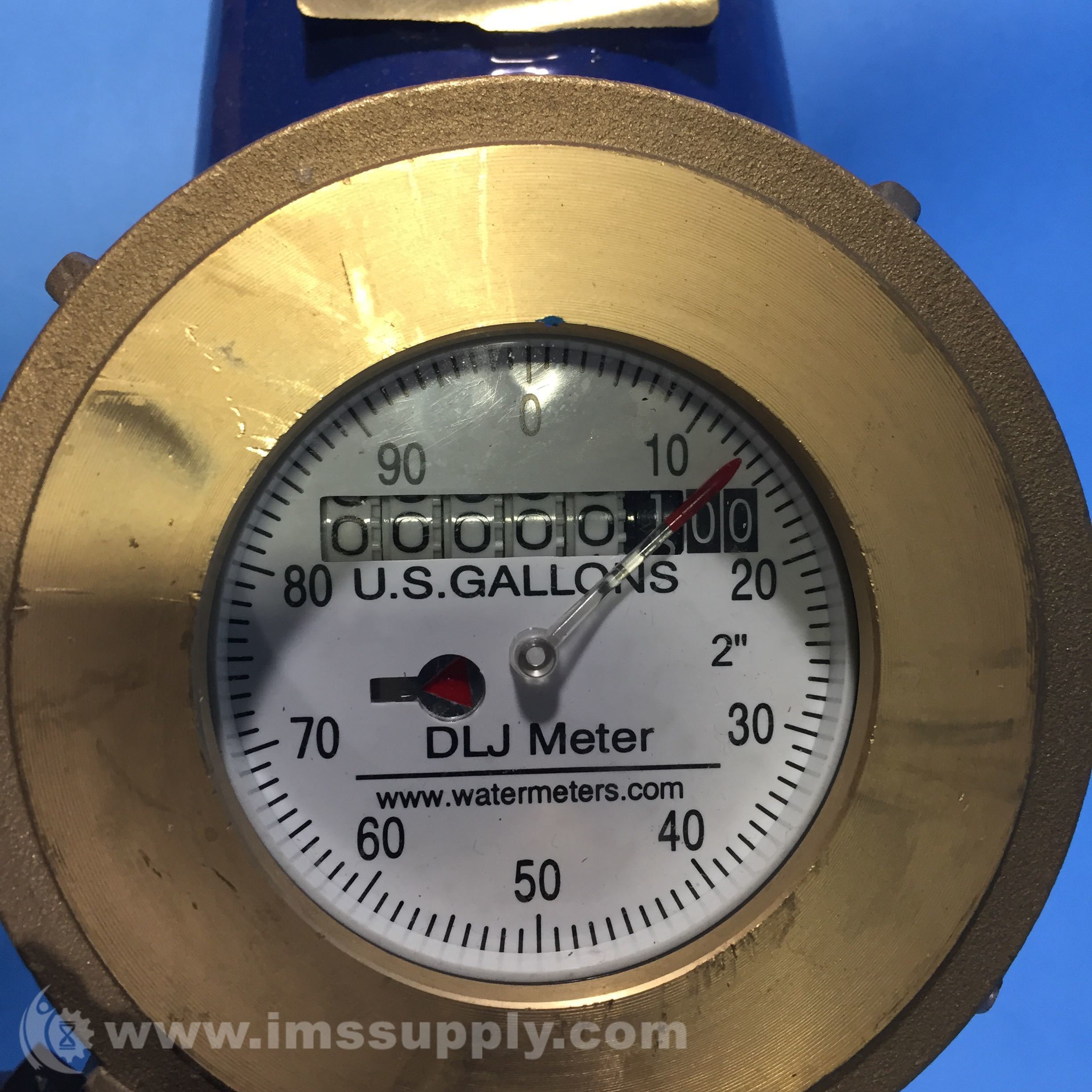 DLJ Water Meters DLJ200 PME 2 Epoxy Coated Bronze Water Meter - IMS Supply