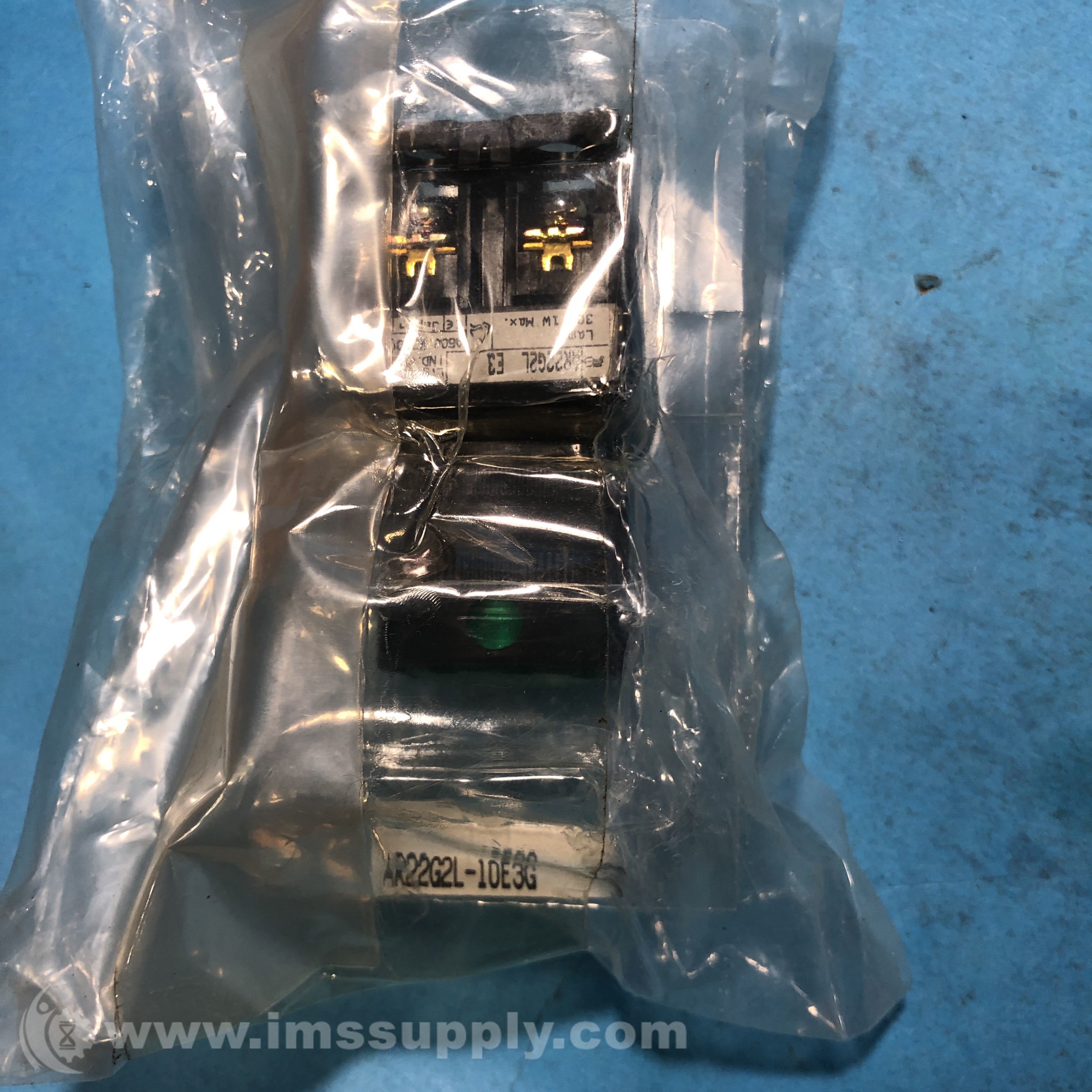 Fuji Electric AR22G2L-10E3G Pushbutton Extend Full Guard Green - IMS Supply