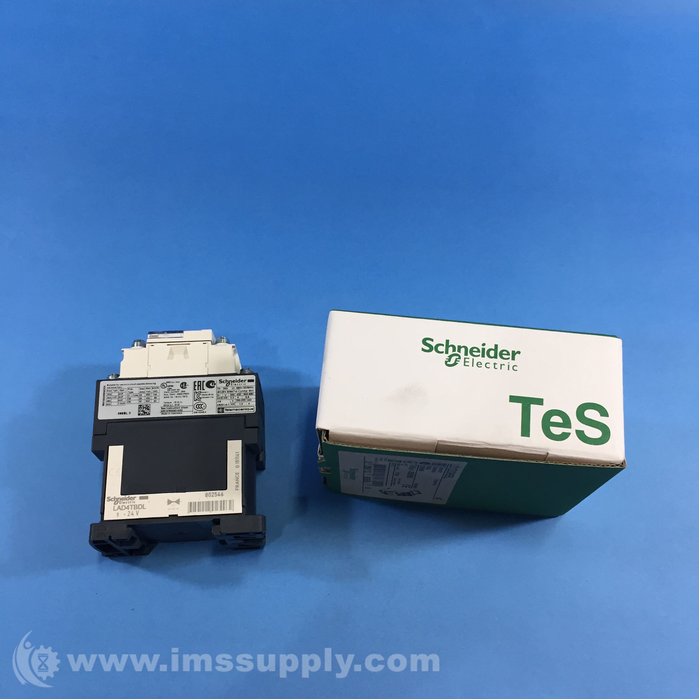 Schneider Electric LC1D096BL 24V IEC Magnetic Contactor 9A - IMS Supply