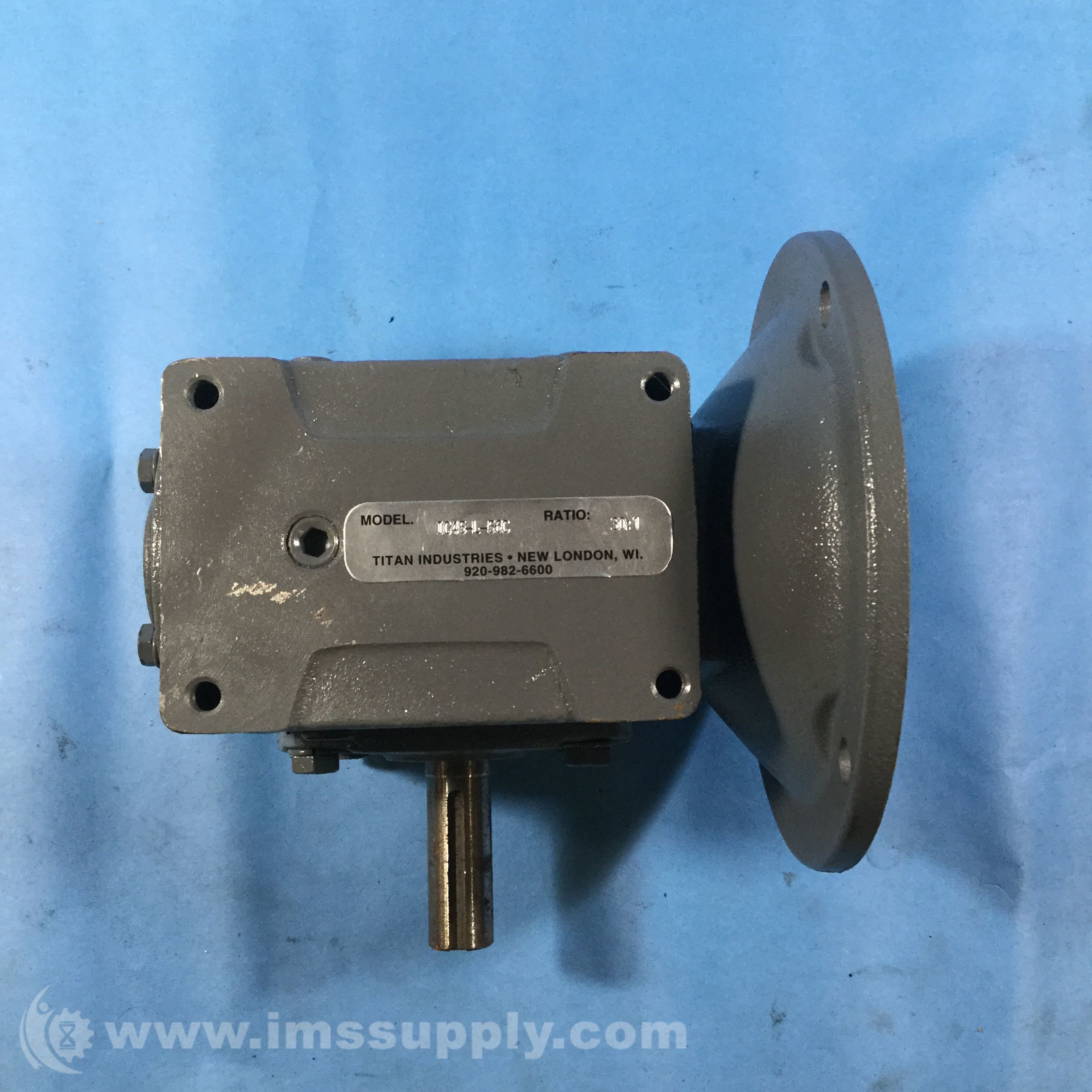 Titan Industries Inc IC45-L-56C Ratio: 30/1 Gear Reducer - IMS Supply