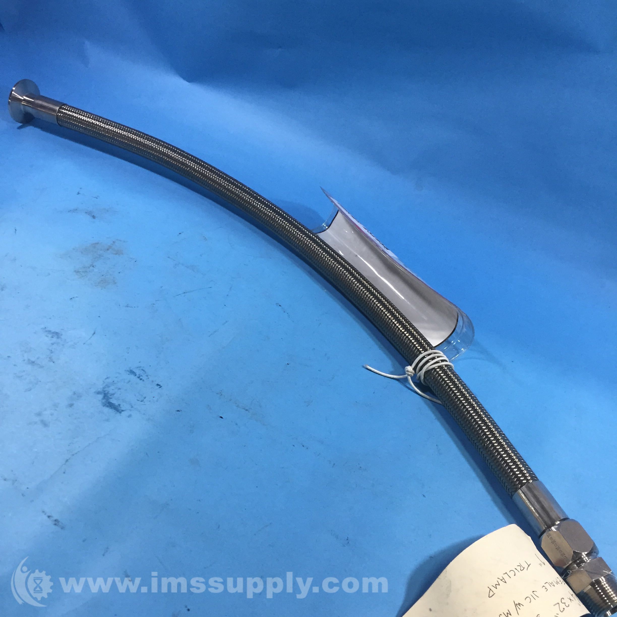 HOSP-5355-05 3/4 x 32 BCS Hose, Female JIC w/ MJIC x MNPT, 1 T - IMS Supply