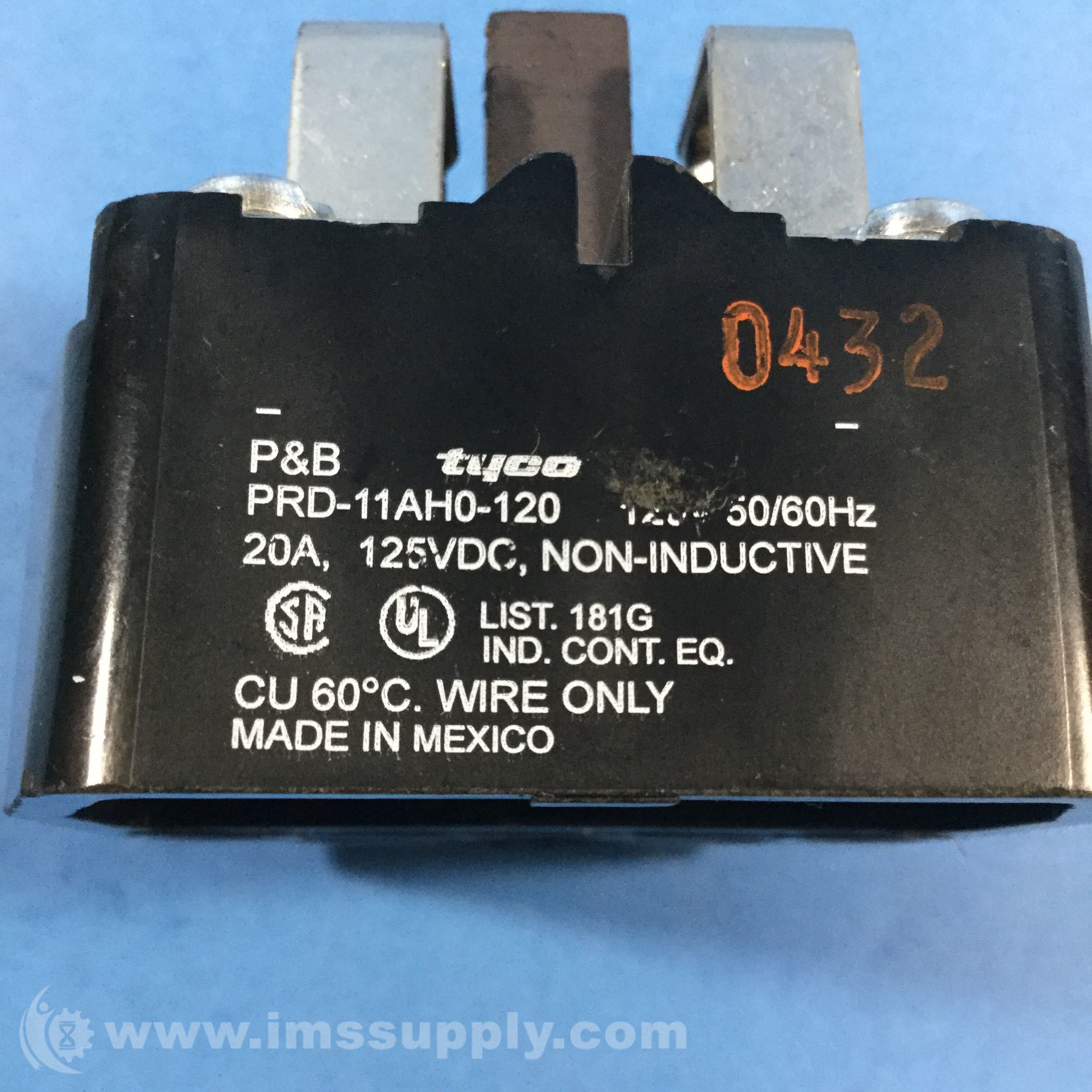 Tyco PRD-11AH0-120, Power Relay - IMS Supply