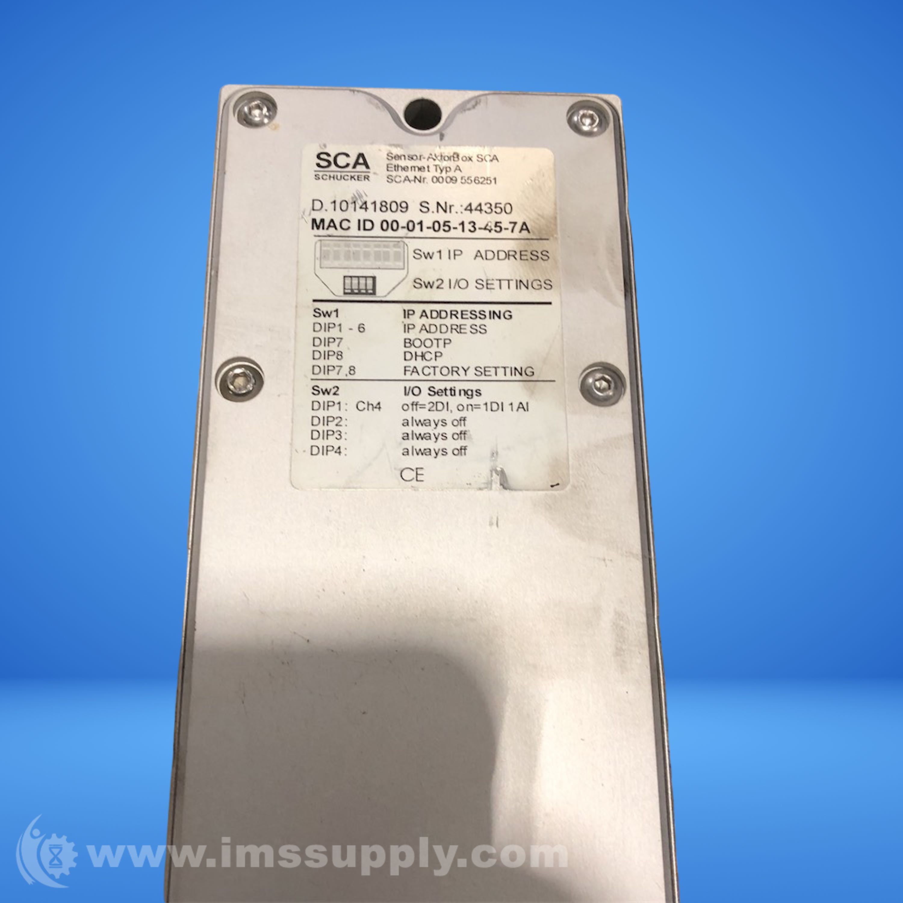 SCA Schucker ADKE-5000 Servo Sealant Dosing Unit - IMS Supply