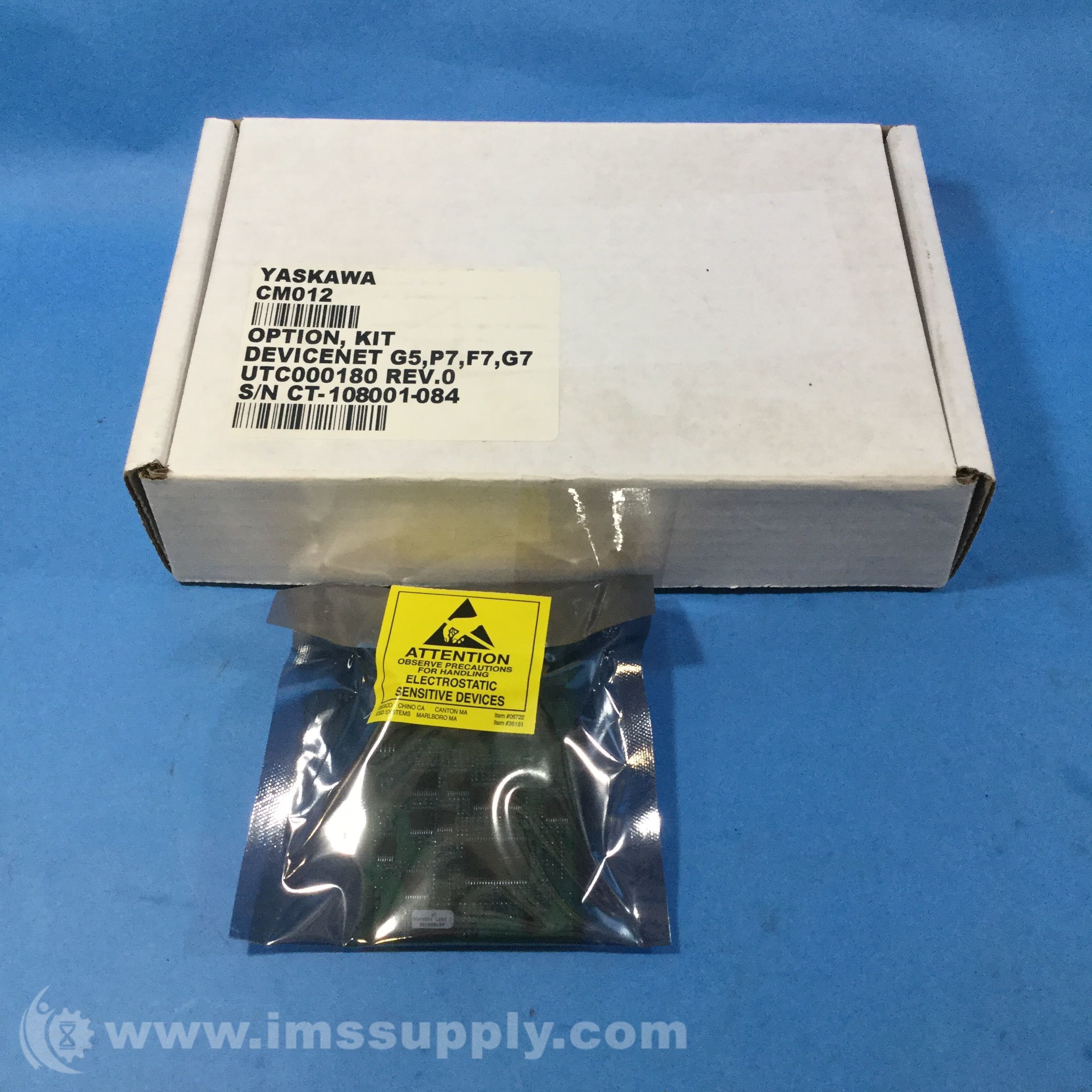 Yaskawa CM012 DeviceNet With ADR Option Kit - IMS Supply