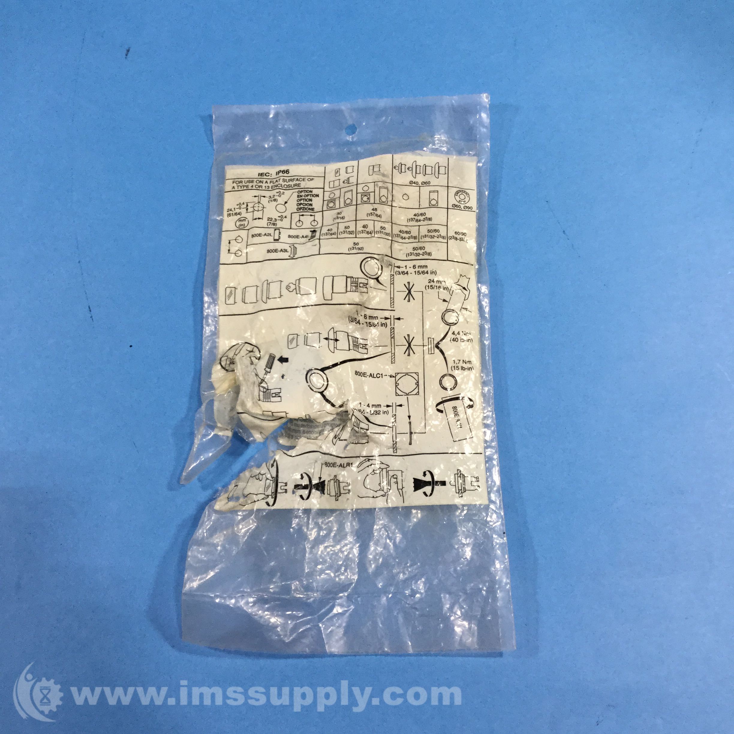 Allen Bradley 800ES-MP24 Pushbutton, 40mm Push Button, Series A - IMS ...
