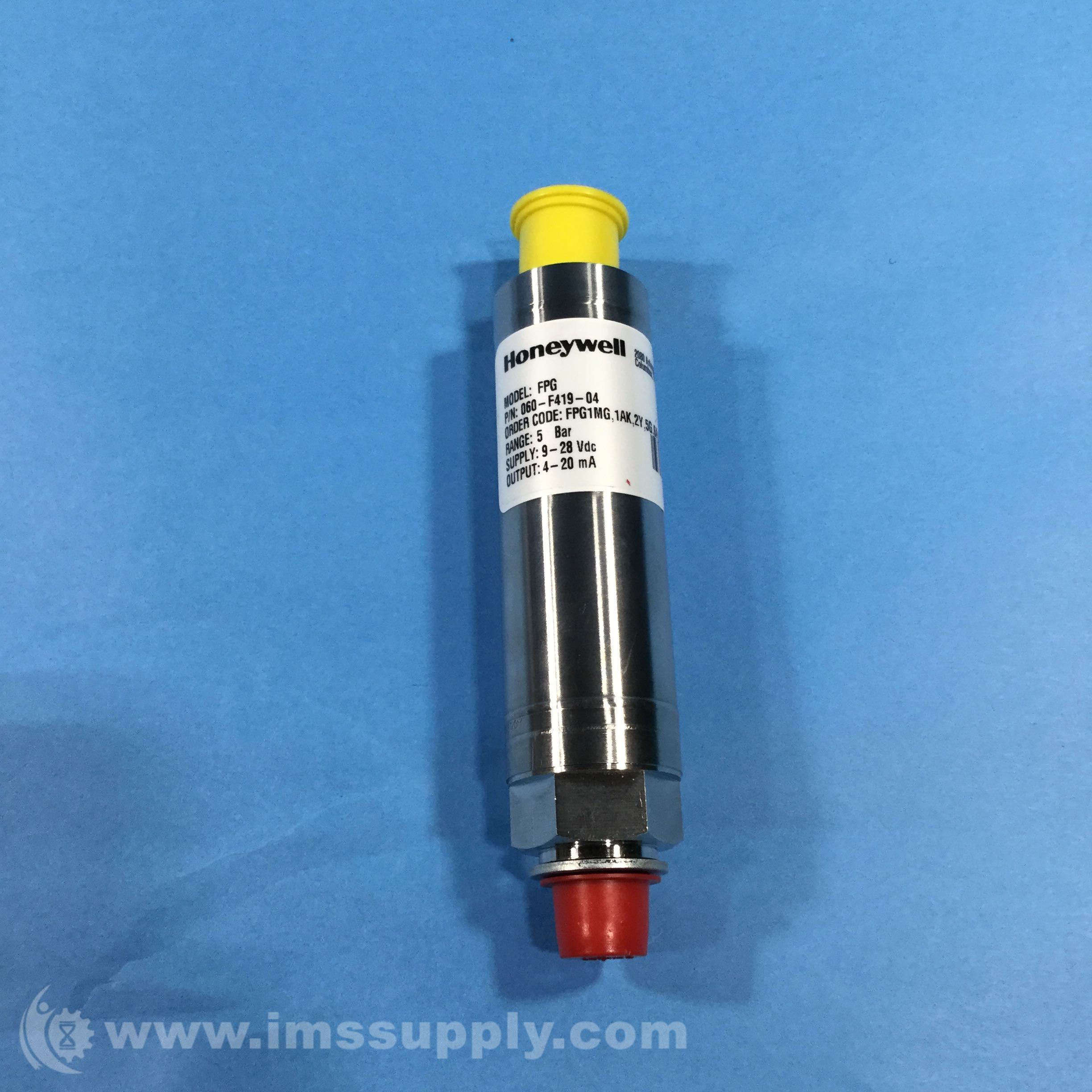 Honeywell 060-F419-04 Pressure Transducer, 5 Bar, 9-28 V DC - IMS Supply