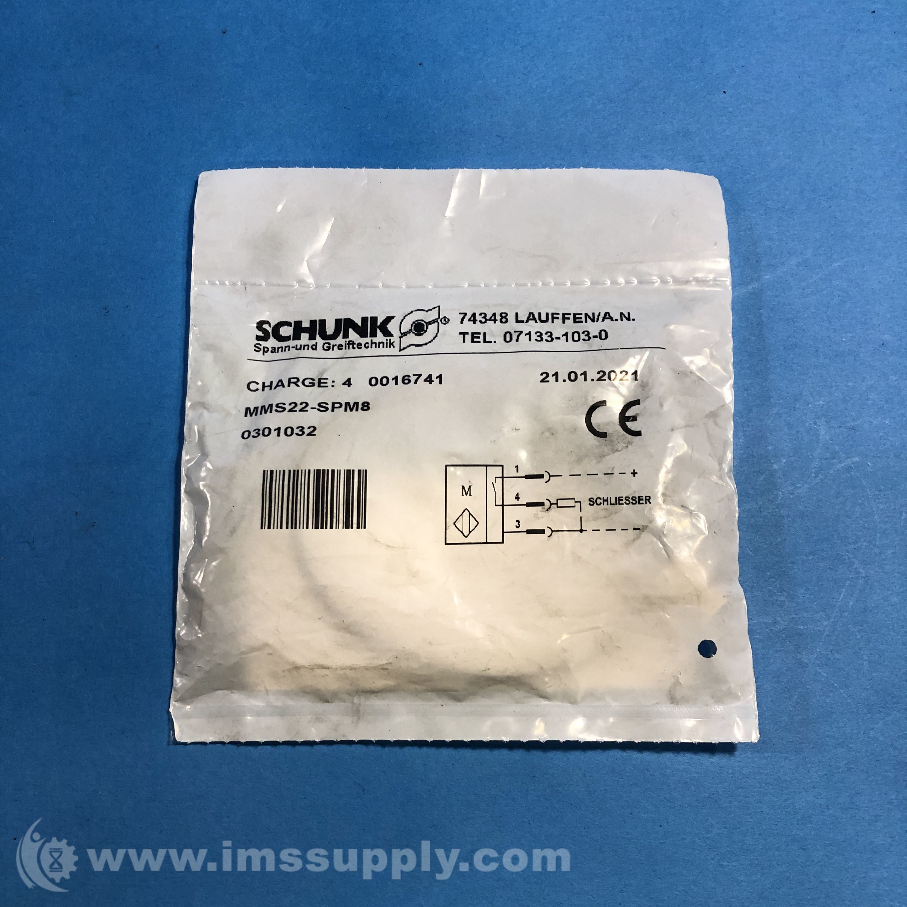 Schunk MMS22-SPM8 Magnetic Sensor - IMS Supply