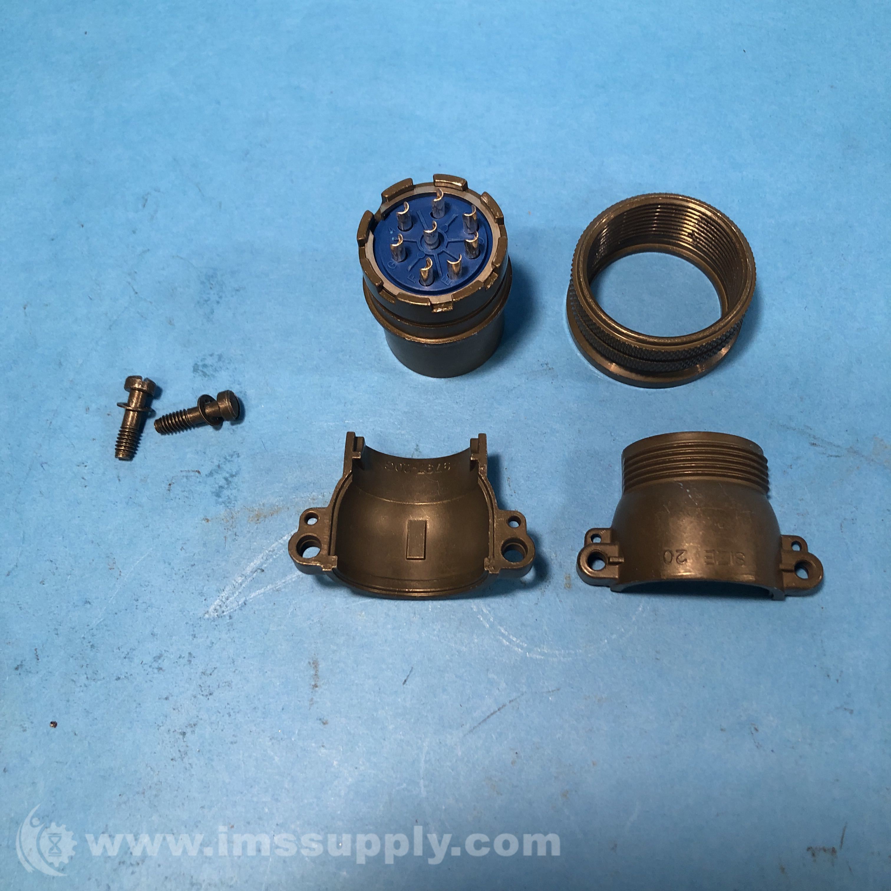 Amphenol 8 Pin MIL Spec Circular Connector Plug Assembly - IMS Supply