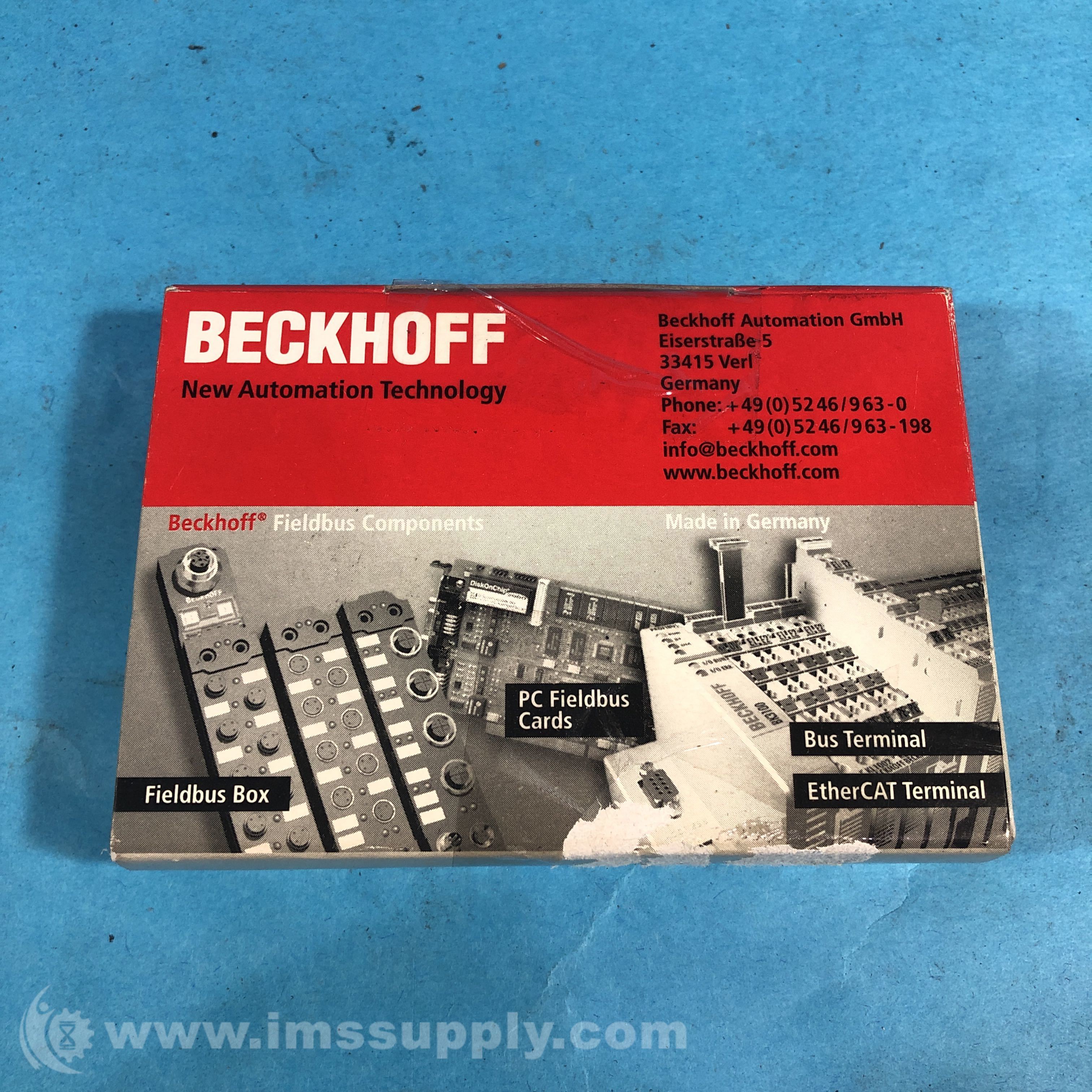 Beckhoff KL4034 Bus Terminal, 4-Channel Analog Output - IMS Supply