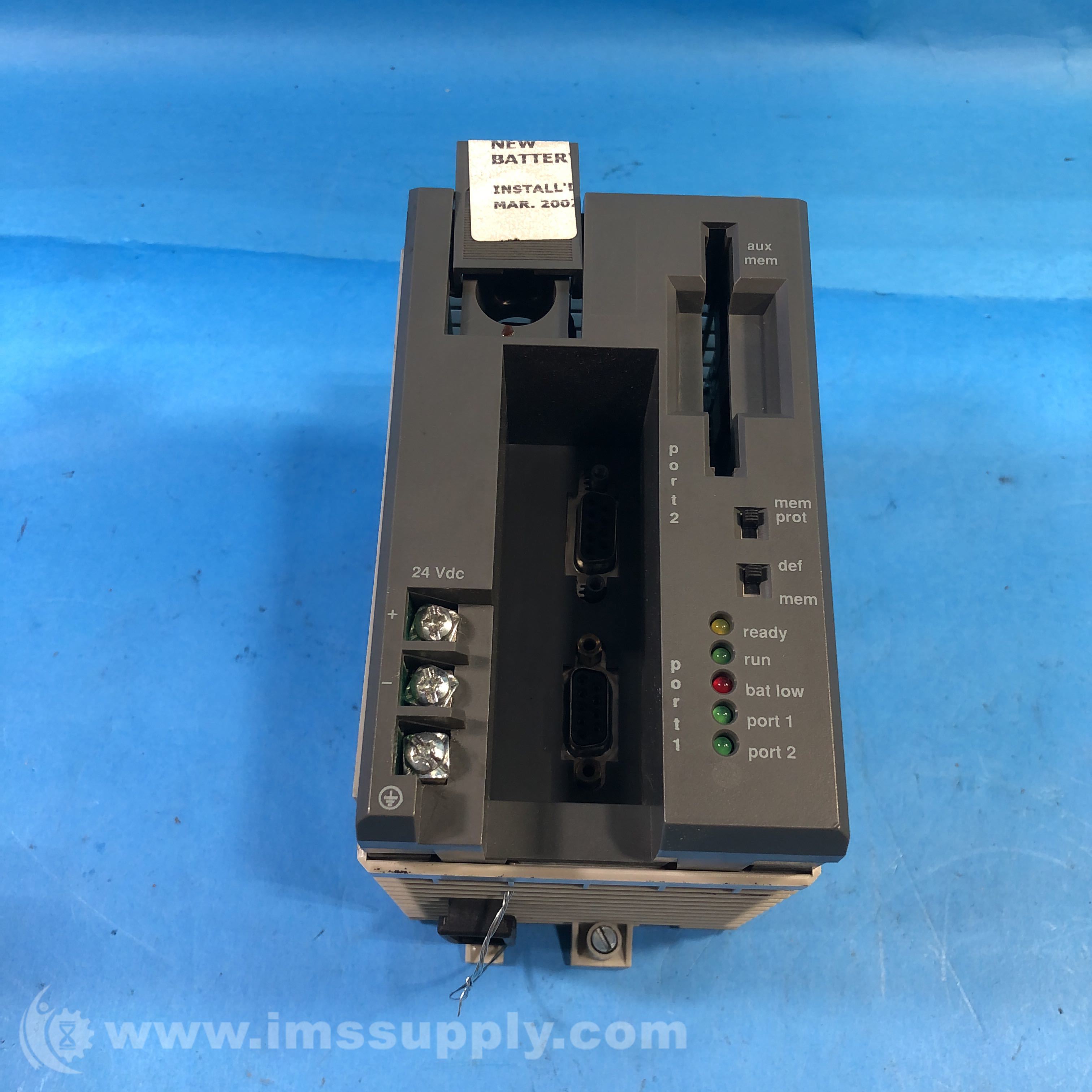 Modicon PC-A984-141 CPU Module, 8K Memory, 2 XMB Module - IMS Supply