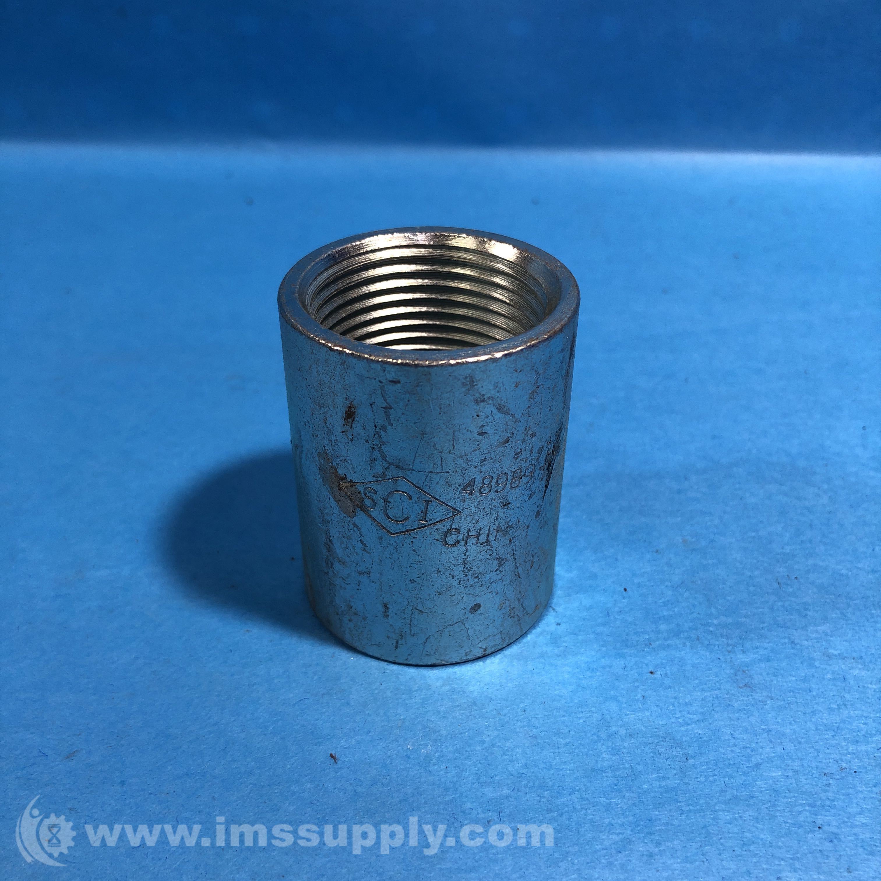 SCI 48989 Galvanized Steel Coupling Threaded - IMS Supply