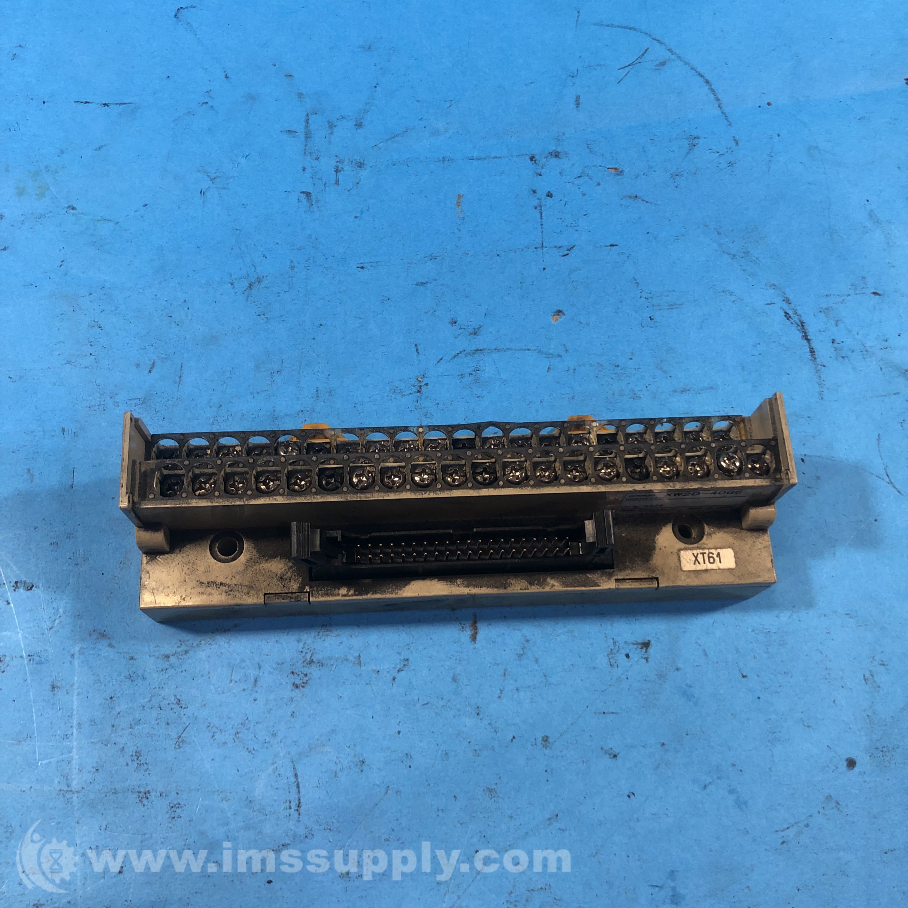 Omron XW2D-40G6 Terminal Block Connector For Use With CJ1M Series - IMS Supply