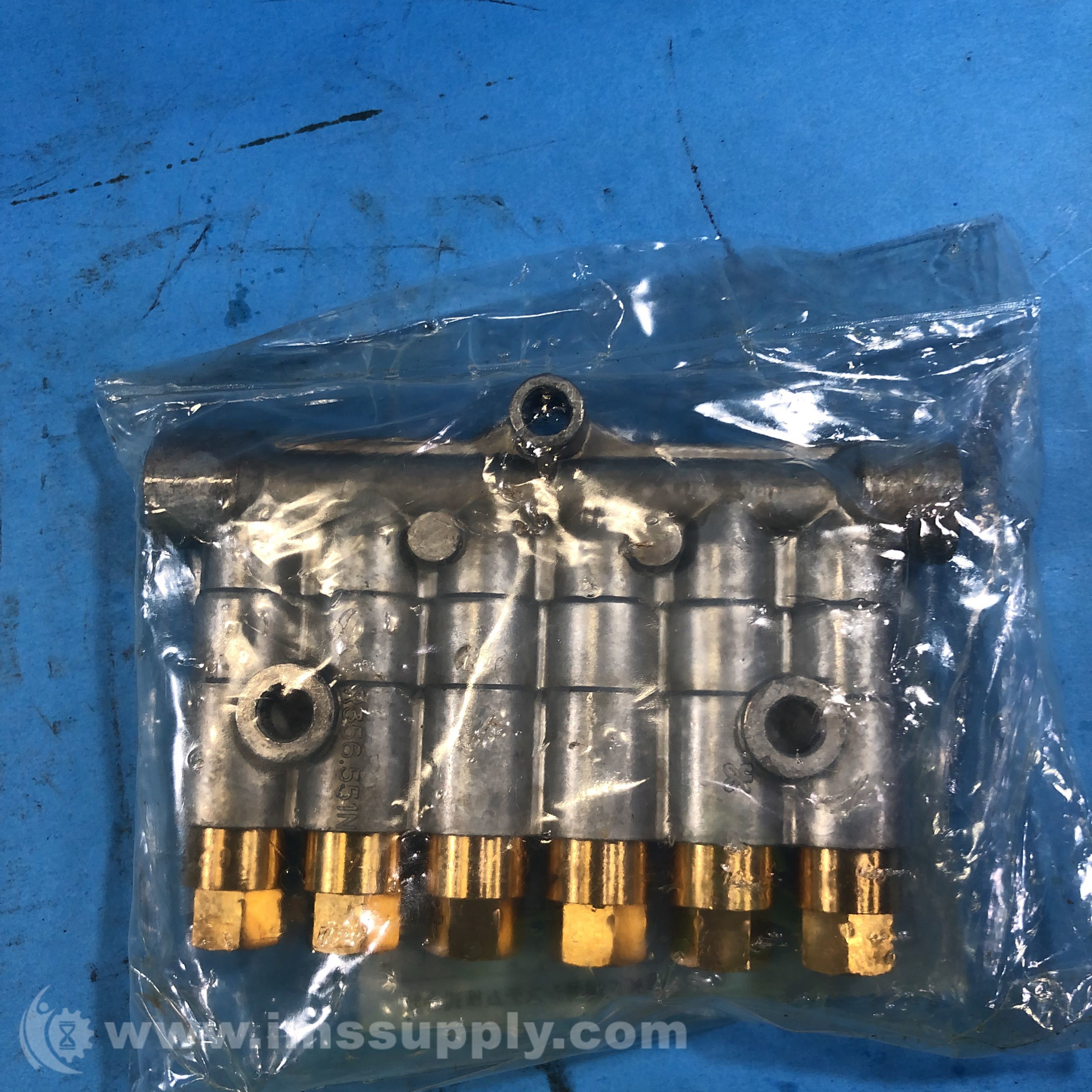 SKF 356-UM 6-Port Lubricant Distributor Manifold Block - IMS Supply