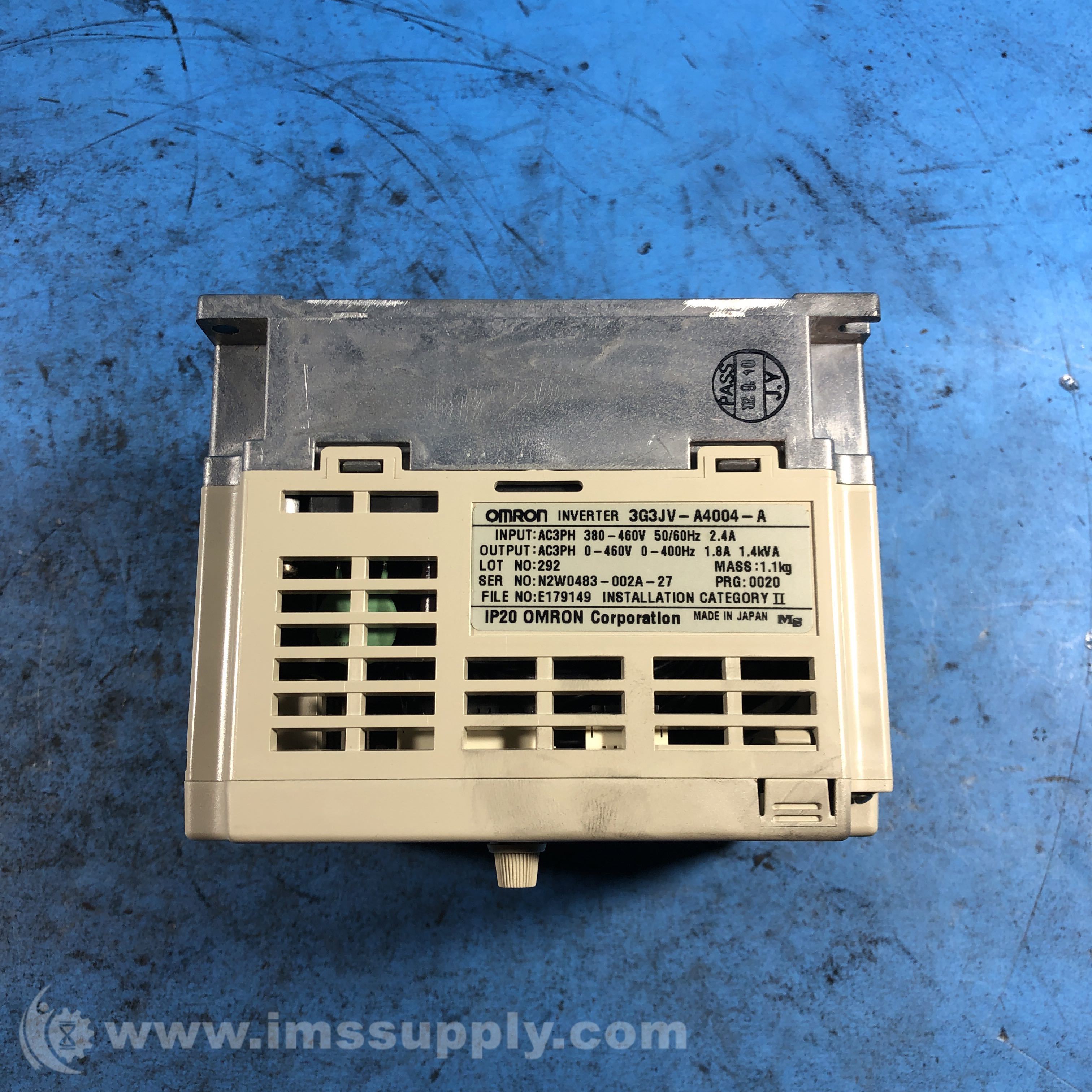 Omron 3G3JV-A4004-A Sysdrive Inverter - IMS Supply