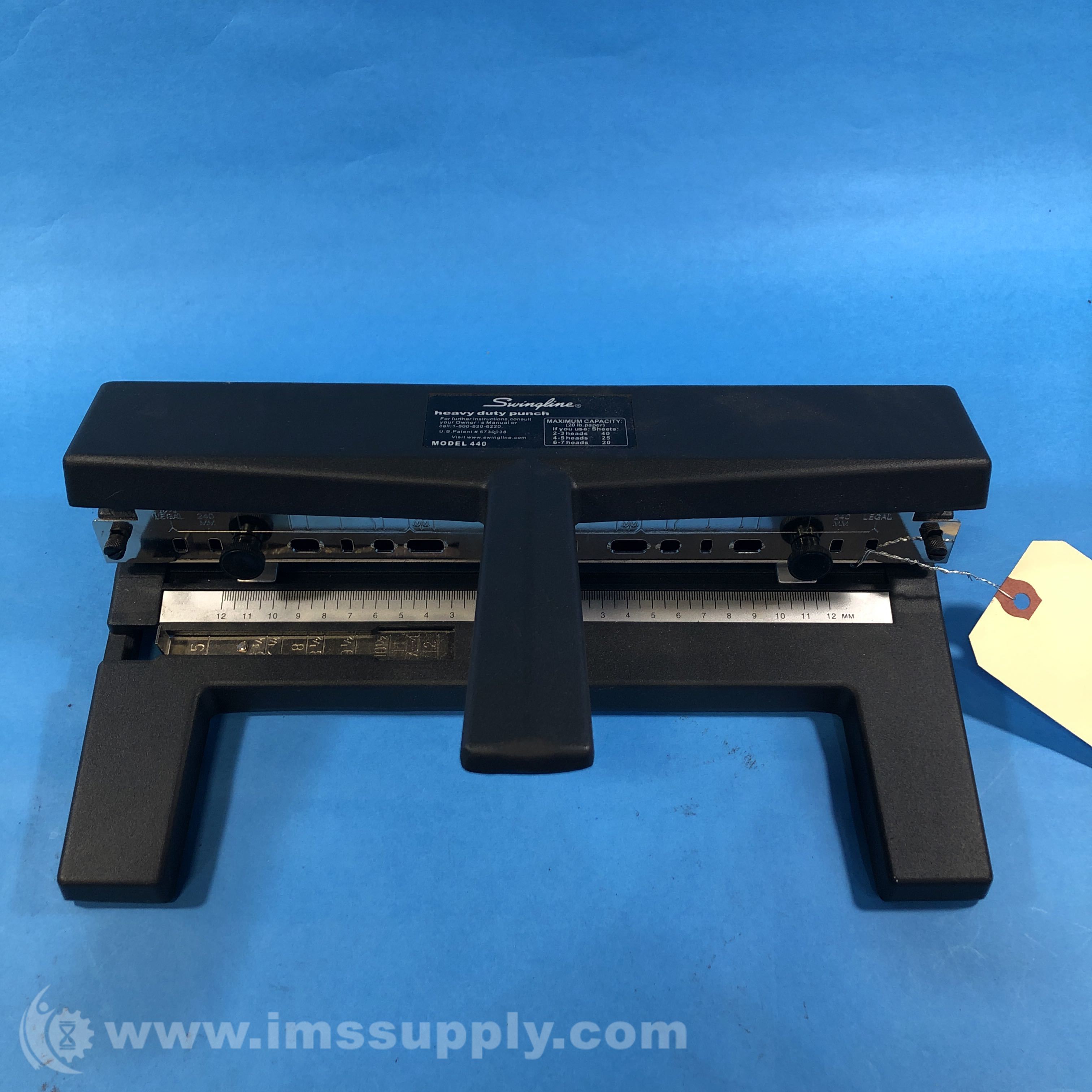 Swingline 440 Heavy Duty Punch - IMS Supply