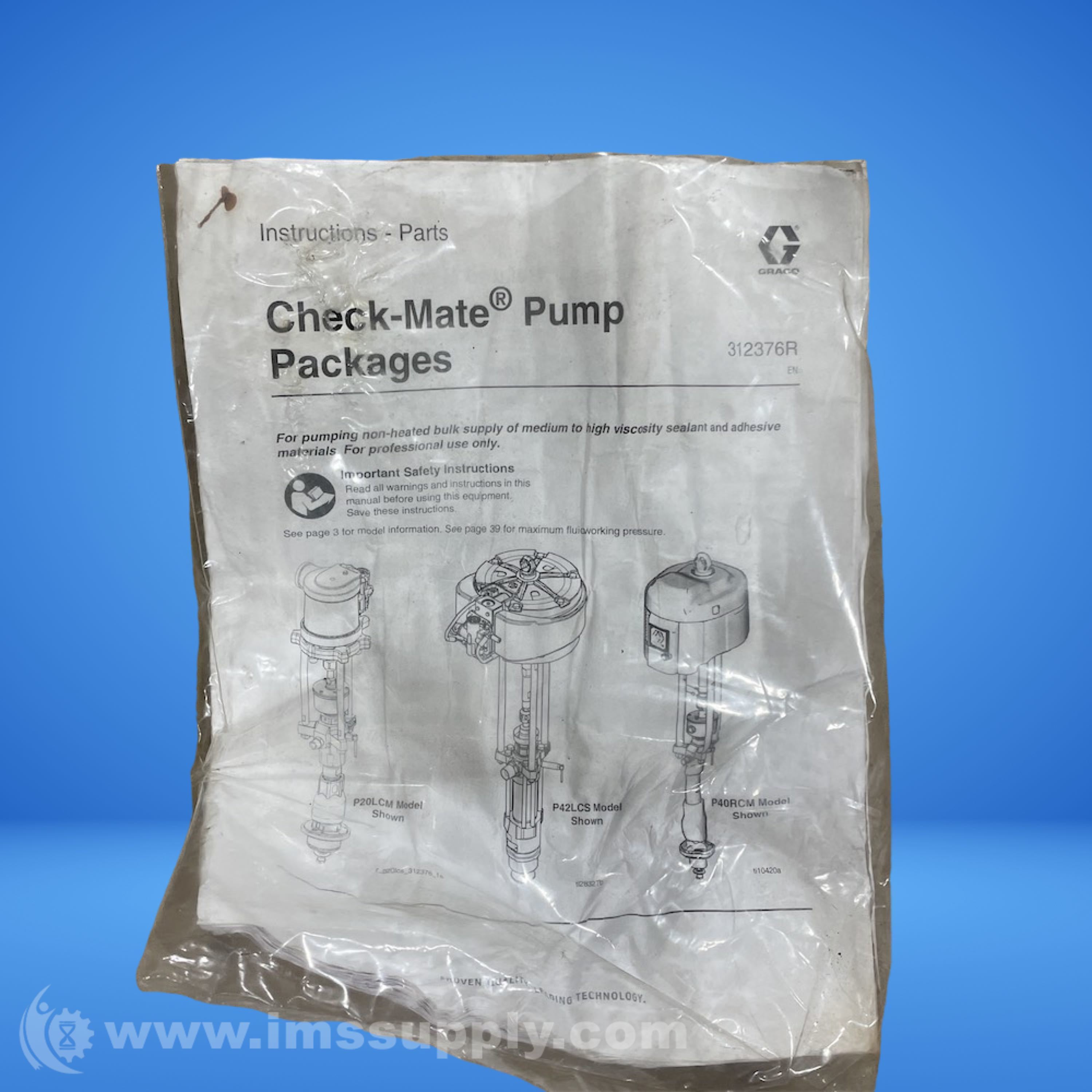 Graco C63 Check-Mate Pump Assembly - IMS Supply