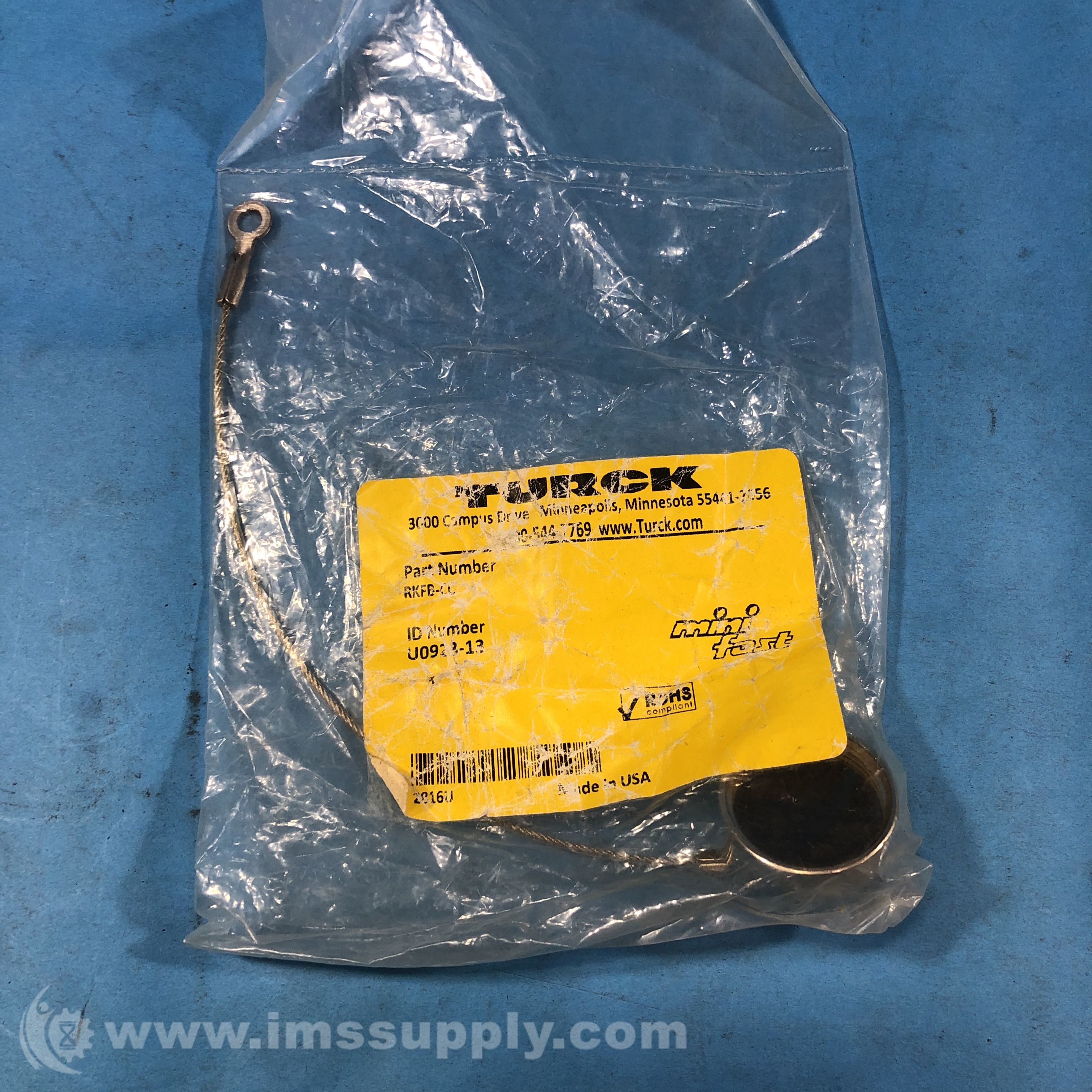 Turck RKFB-CC Minifast Closure Dust Cap - IMS Supply