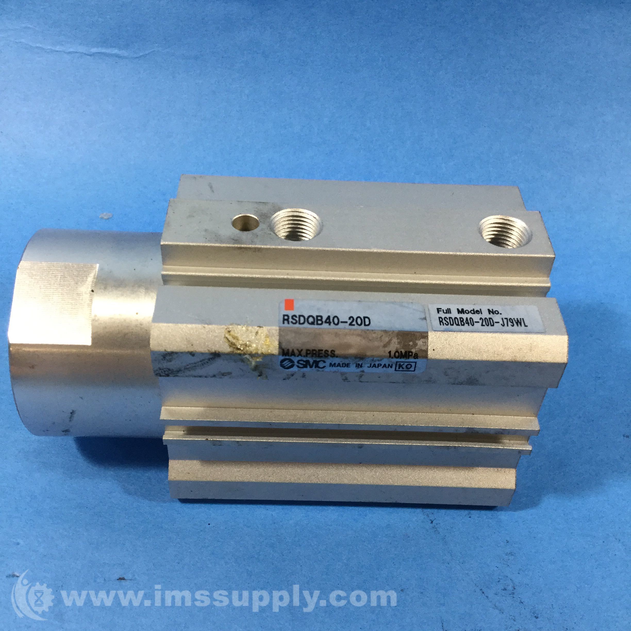 SMC RSDQB40-20D-J79WL Stopper Cylinder - IMS Supply