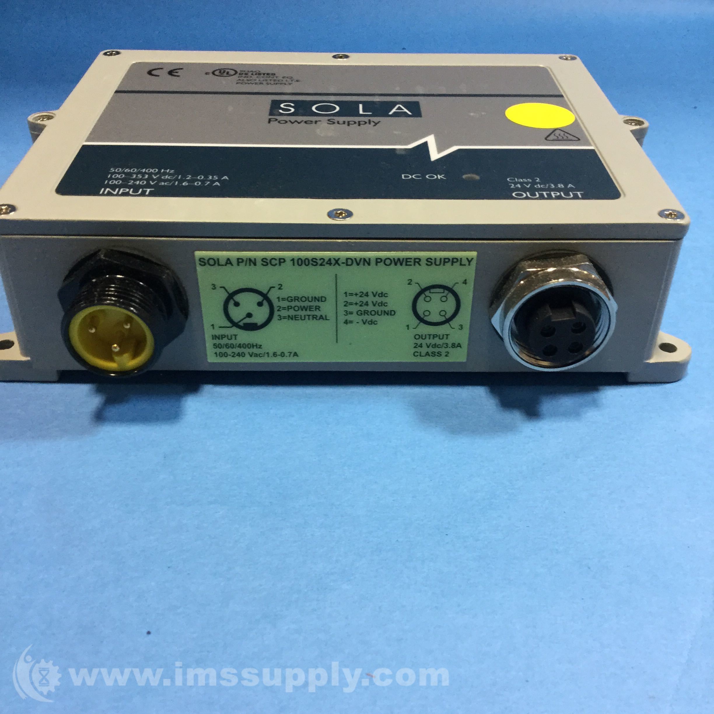 Egs SCP 100S24X-CP Power Supply 95W Output 3.8AMP 24VDC - IMS Supply