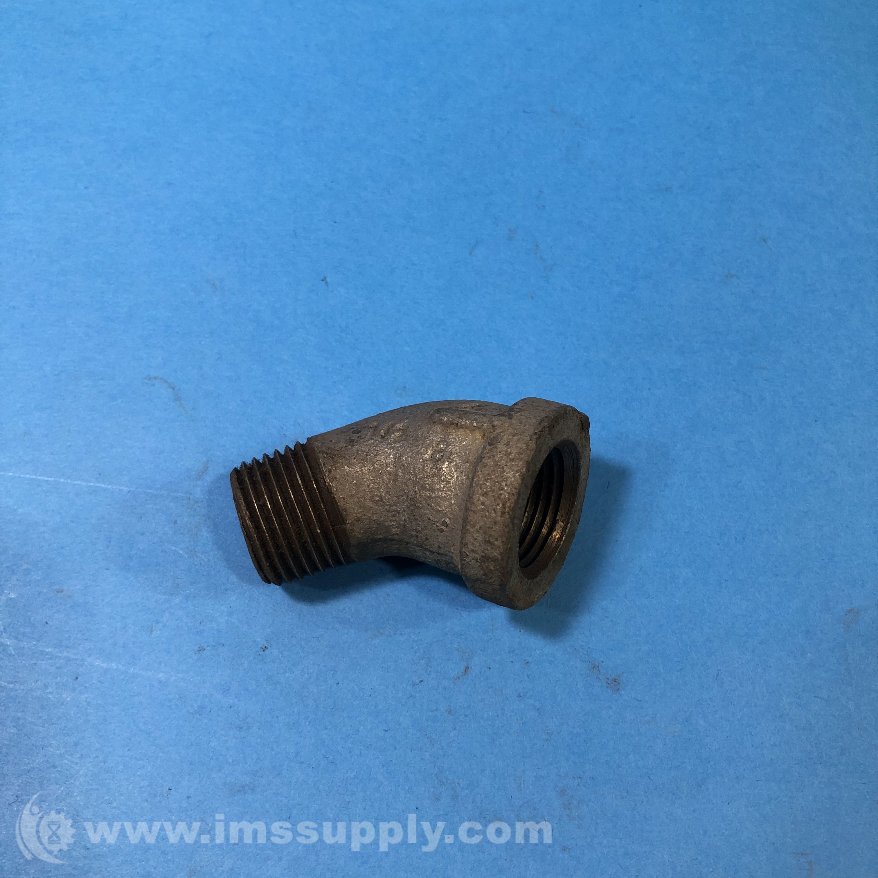 Anvil 1/2 B Malleable Iron 45 Degree Reducing Pipe Fitting - IMS Supply
