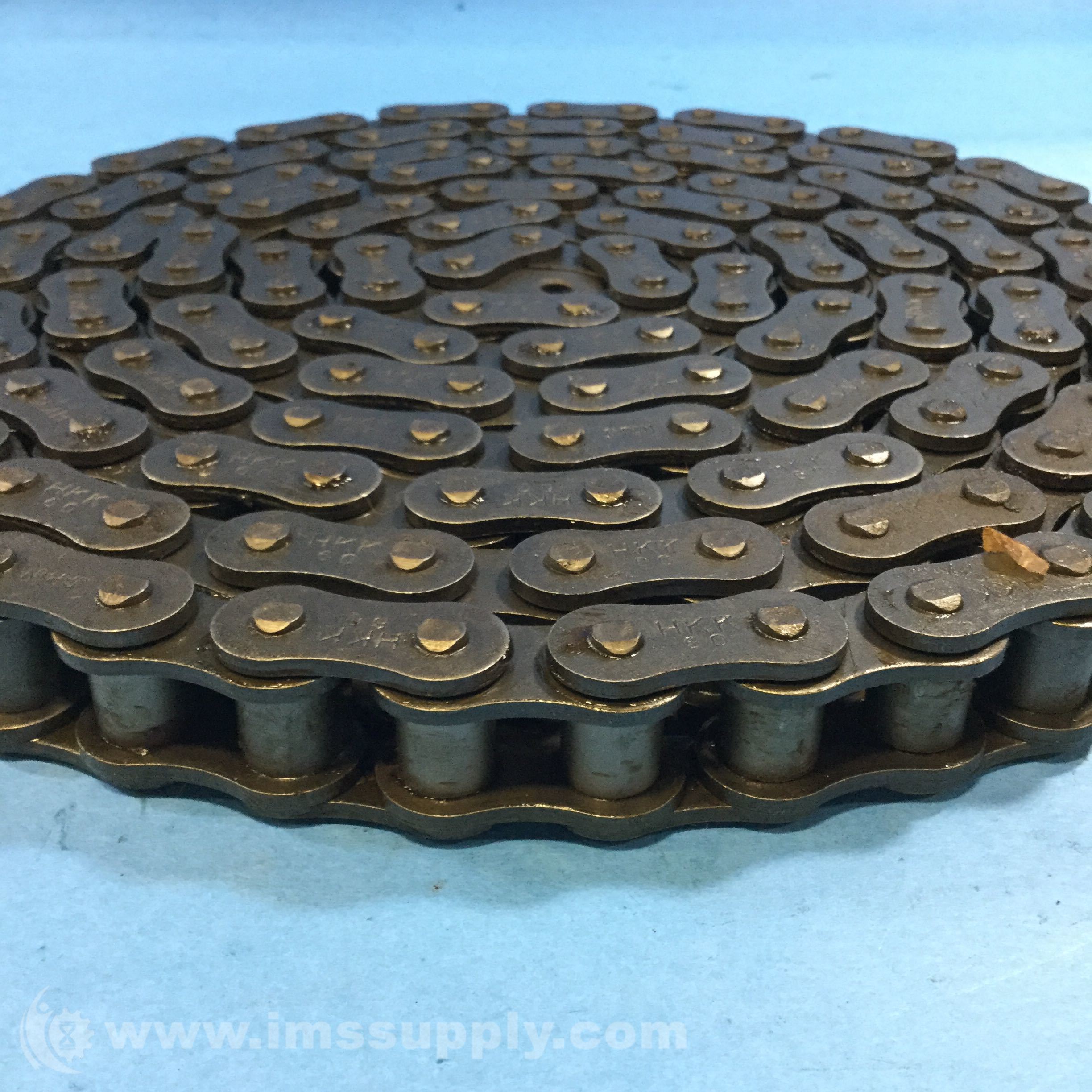 Hkk Chain 60 Roller Chain, 0.689 Height, 10 Feet Length - IMS Supply