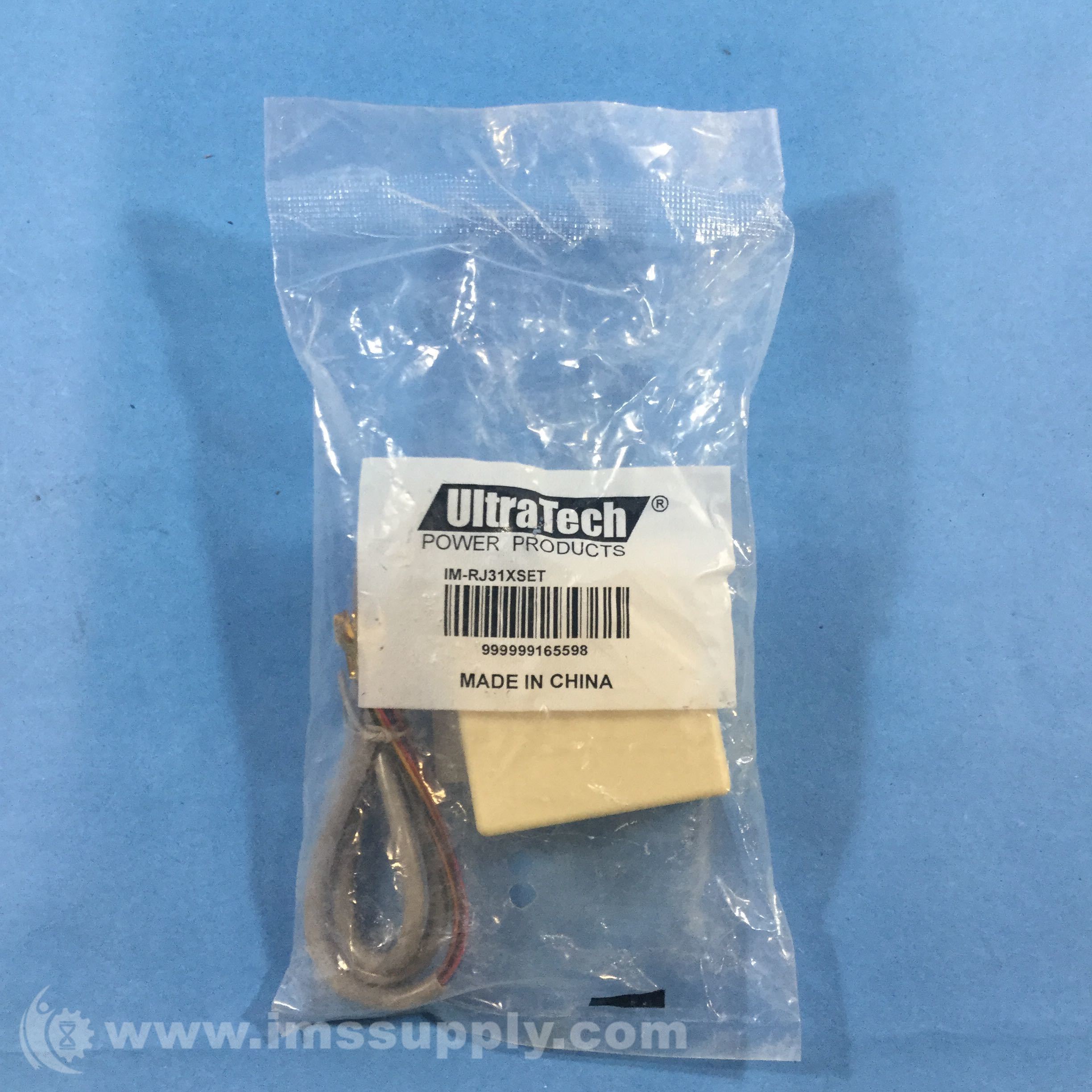 Ultratech IM-RJ31XSET RJ31X Jack with Cord - IMS Supply