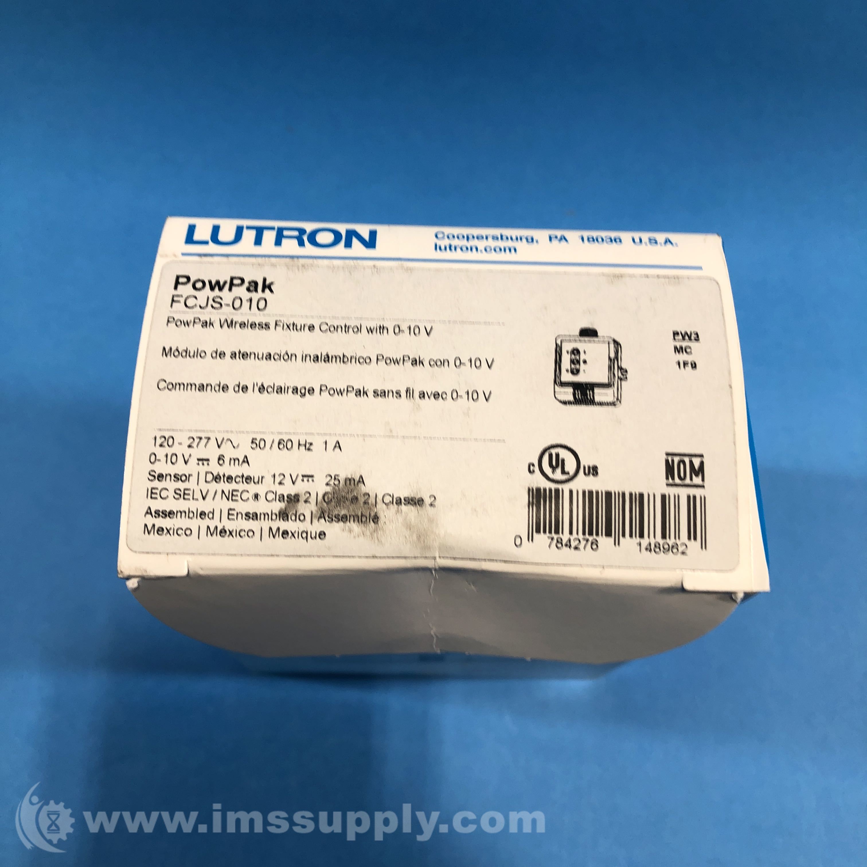 Lutron FCJS-0-10 Vive PowPak Wireless Fixture Control - IMS Supply