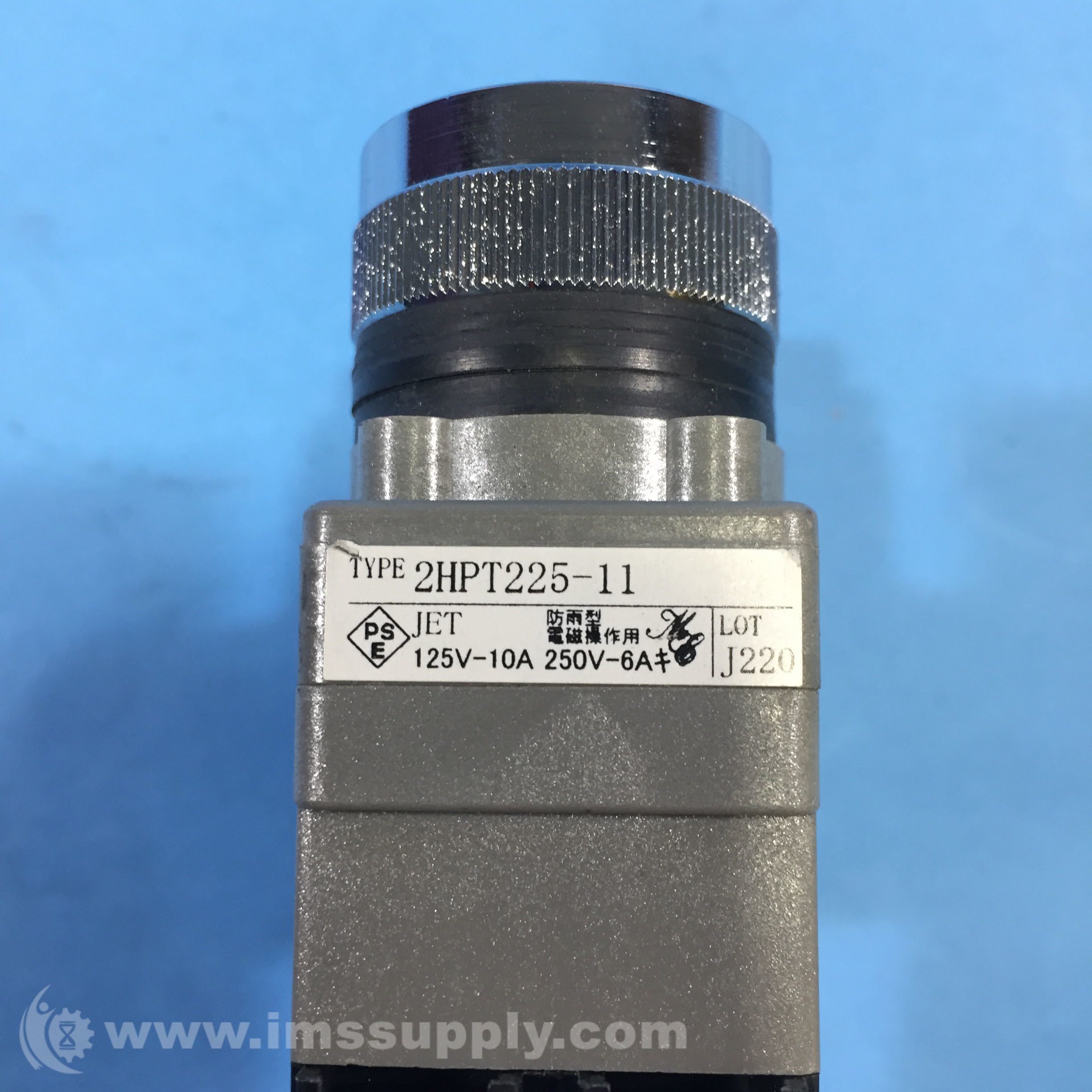 Maruyasu 2HPT225-11BR Duplex Self Holding Push Button - IMS Supply