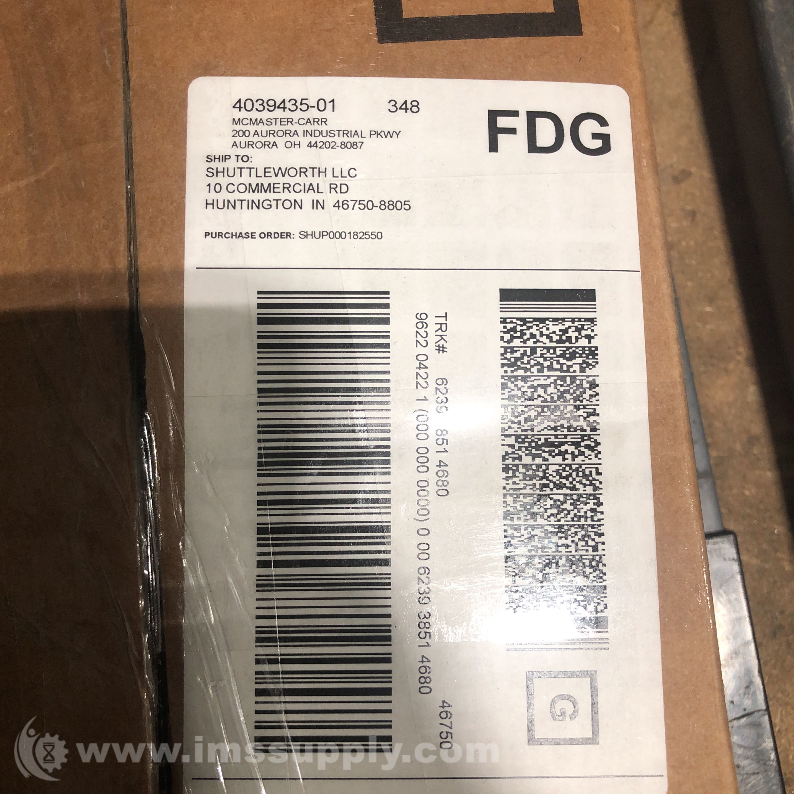 McMaster-Carr 4039435-01 Box of 296 - IMS Supply