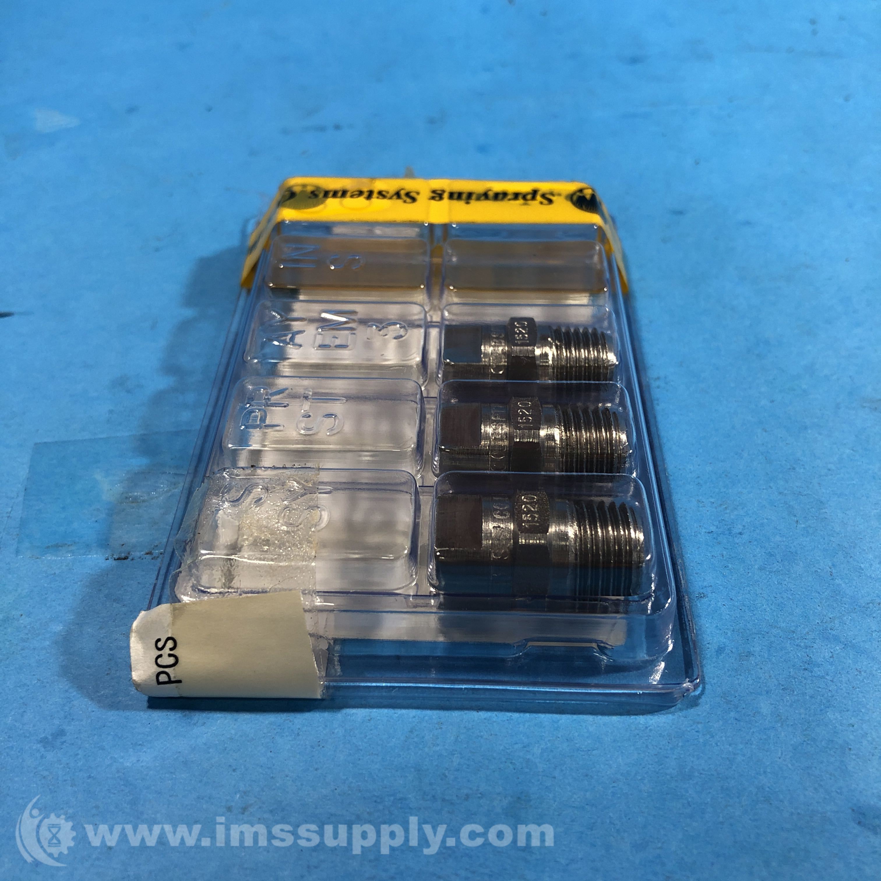Spraying Systems Mfg HB1/4U-SS1520 Box of 3 Veejet Nozzles - IMS Supply