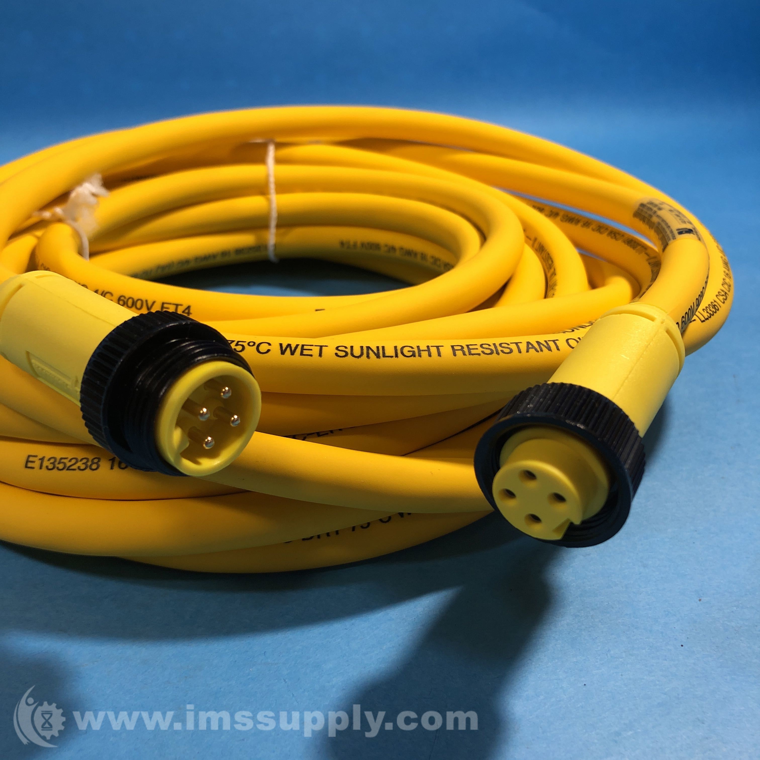 Molex 114030K12M080 Mini-Change A-Size Double-Ended Cordset - IMS Supply