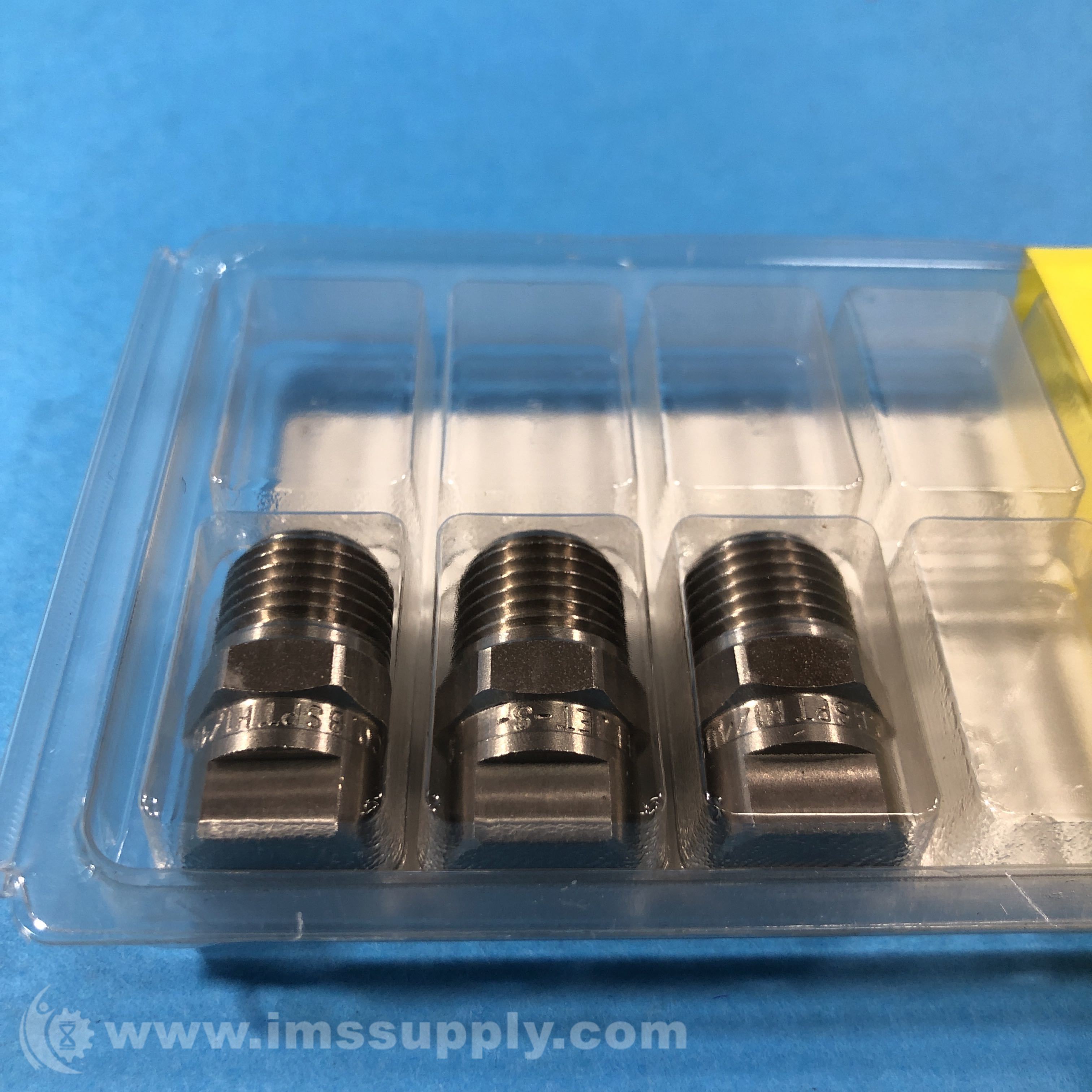 Spraying Systems Mfg HB1/4U-SS6510 Box of 3 VeeJet Spray Nozzles - IMS ...
