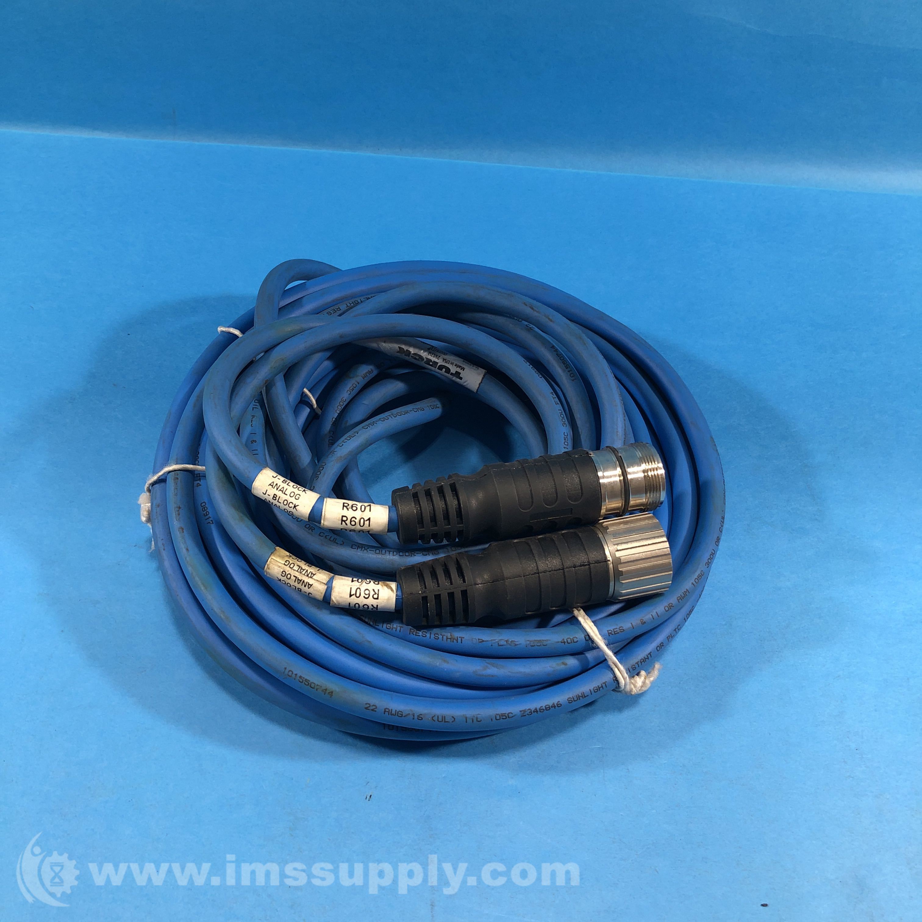 Turck CSSNM CKNM 16-16-10 Multifast Double-Ended Cordset - IMS Supply