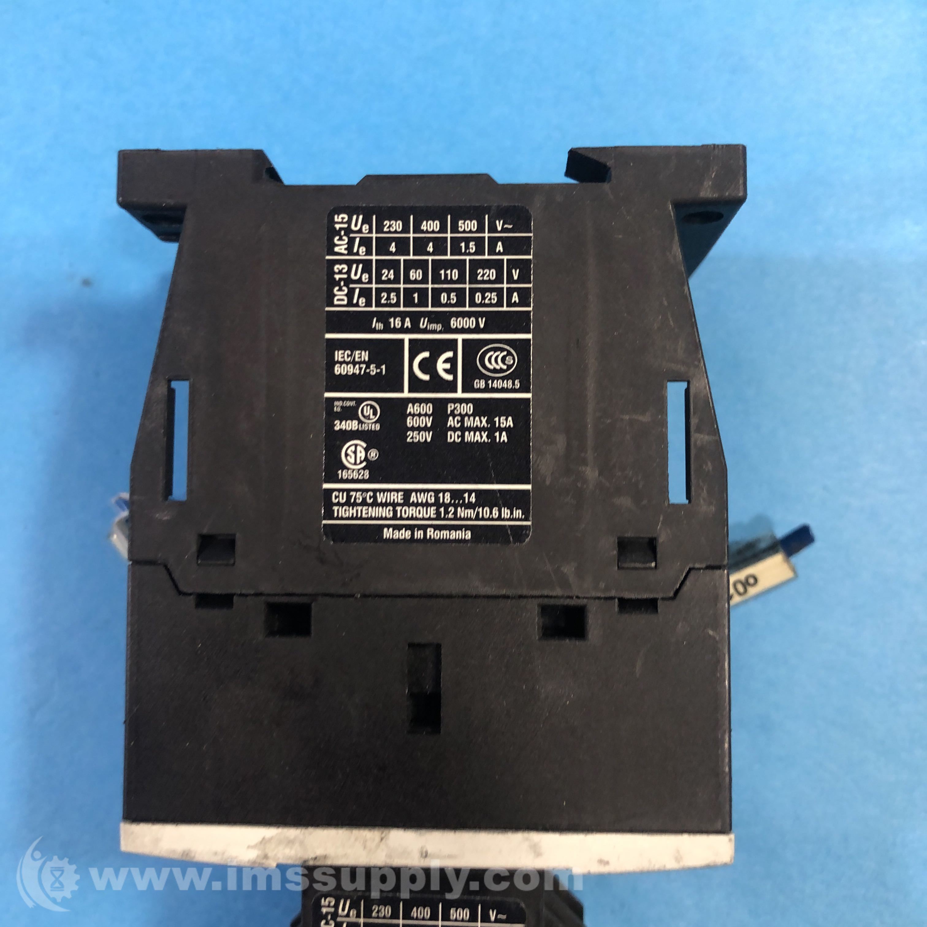 Eaton Corporation M007B 60947-4-1 Contactor 8000v 22A - IMS Supply