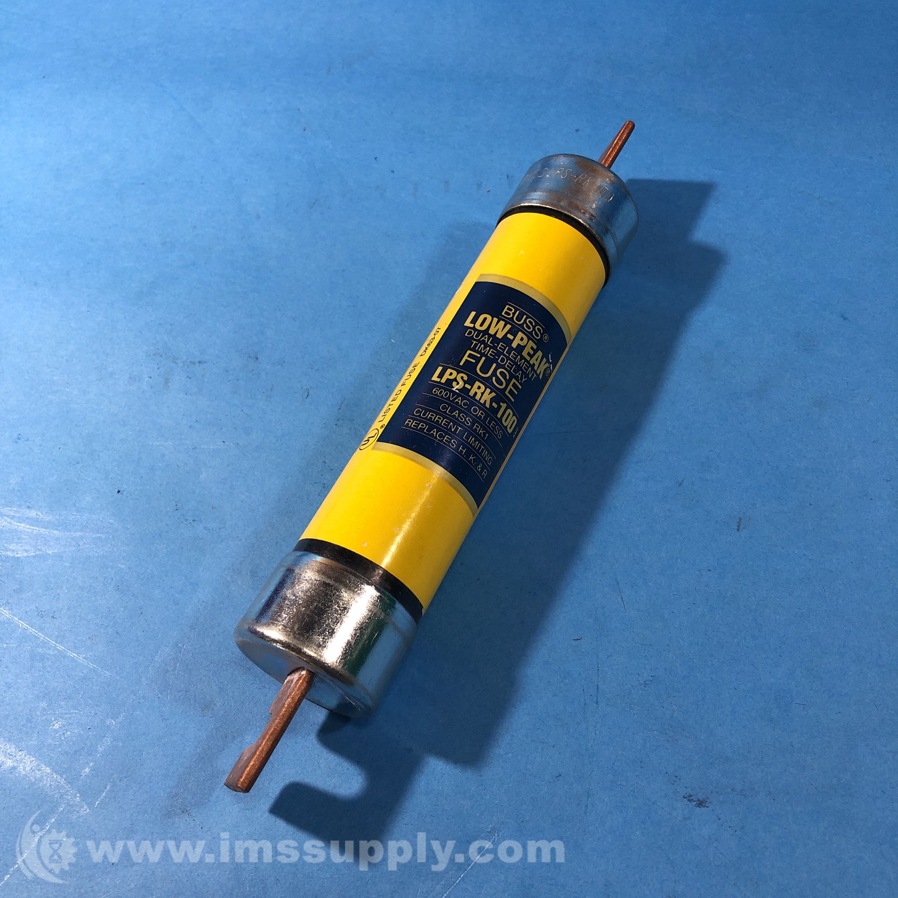 Buss LPS-RK-100 Low Peak Dual Element Time Delay Fuse - IMS Supply