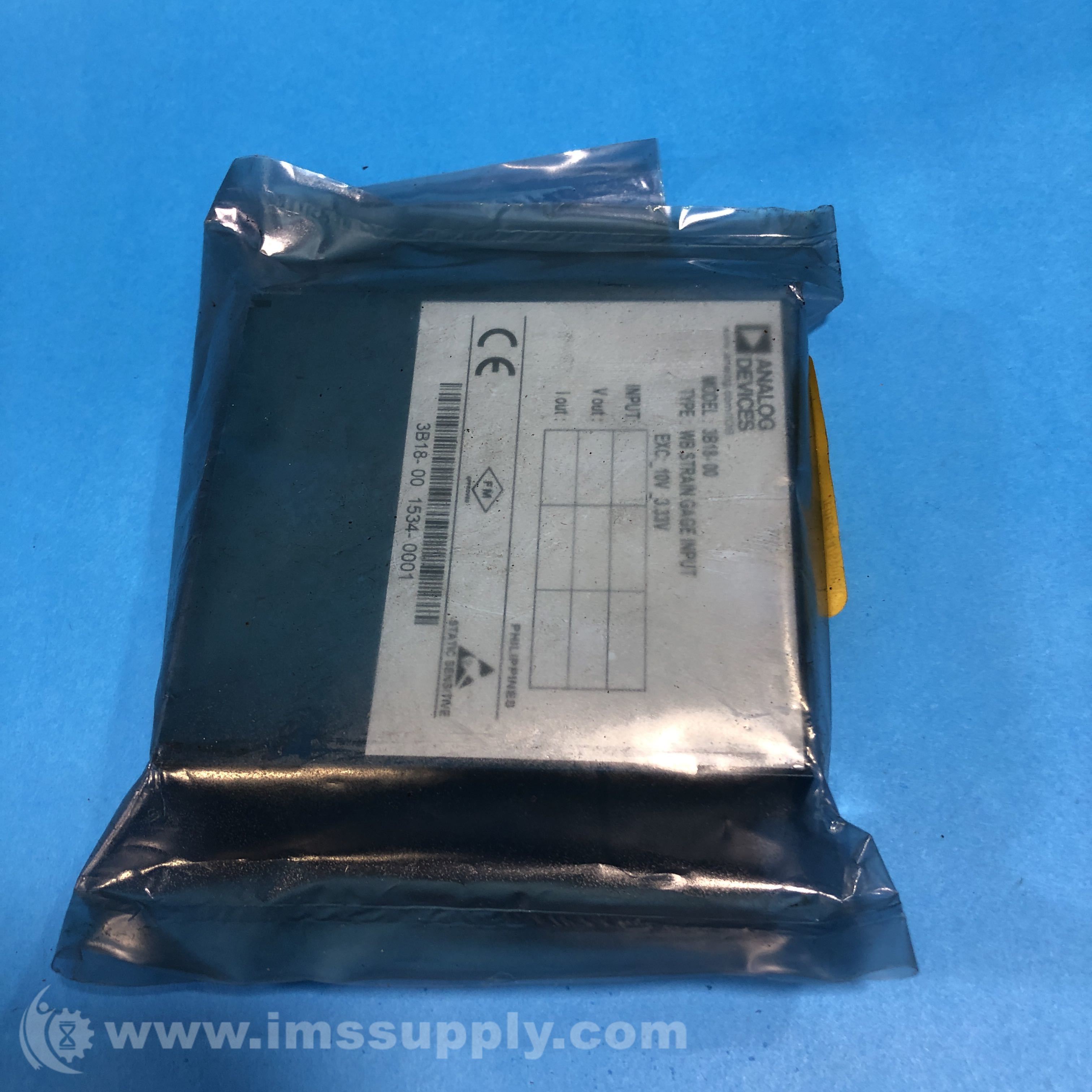 Analog Devices 3B18-00 Input Module Non-isolated WB Strain Gage - IMS ...