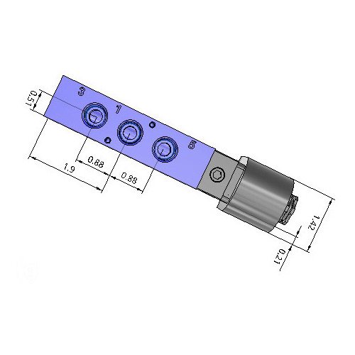 Automatic Valve L2003AAWR-AAAY 5/2 Solenoid Valve - IMS Supply