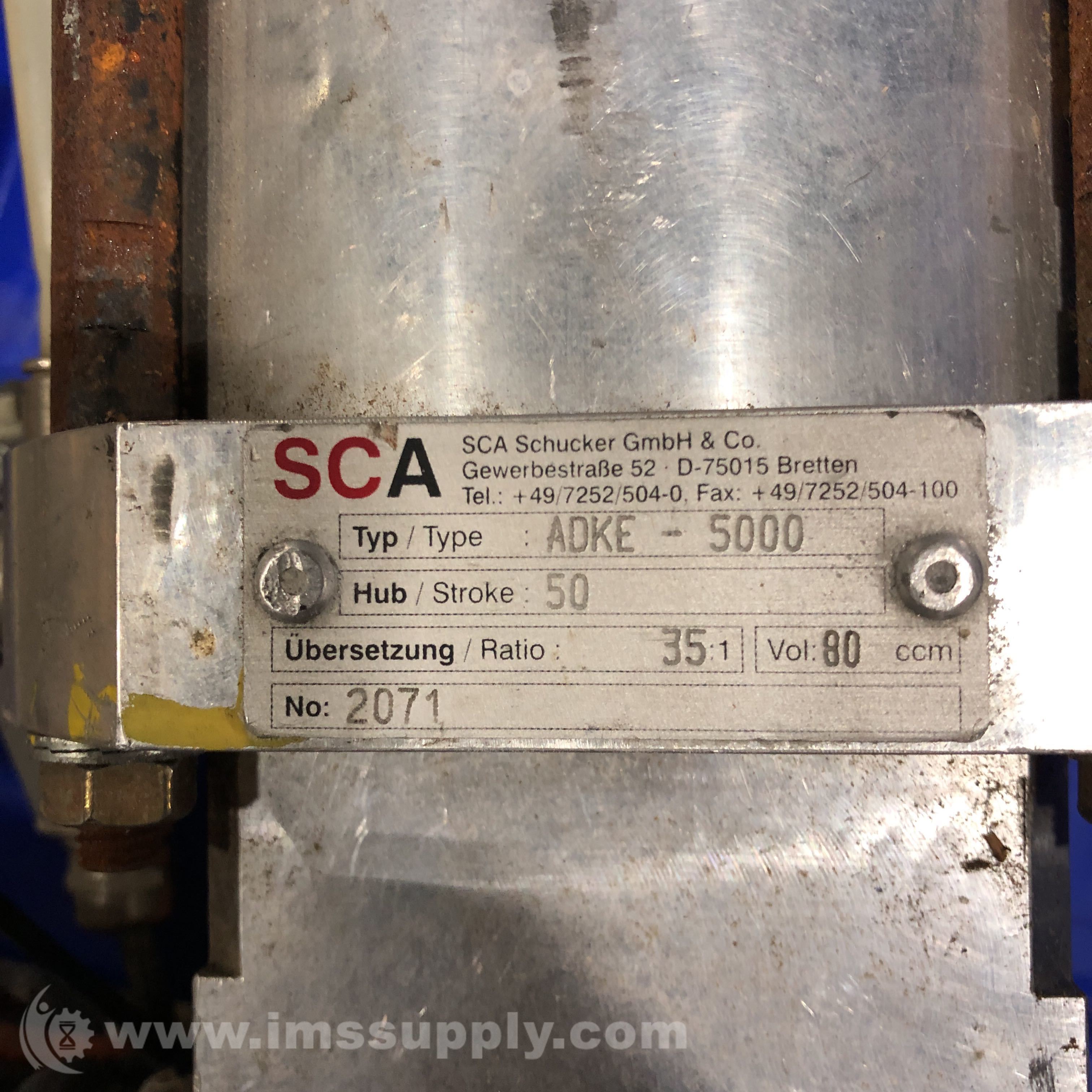 SCA Schucker ADKE-5000 Servo Sealant Dosing Unit - IMS Supply